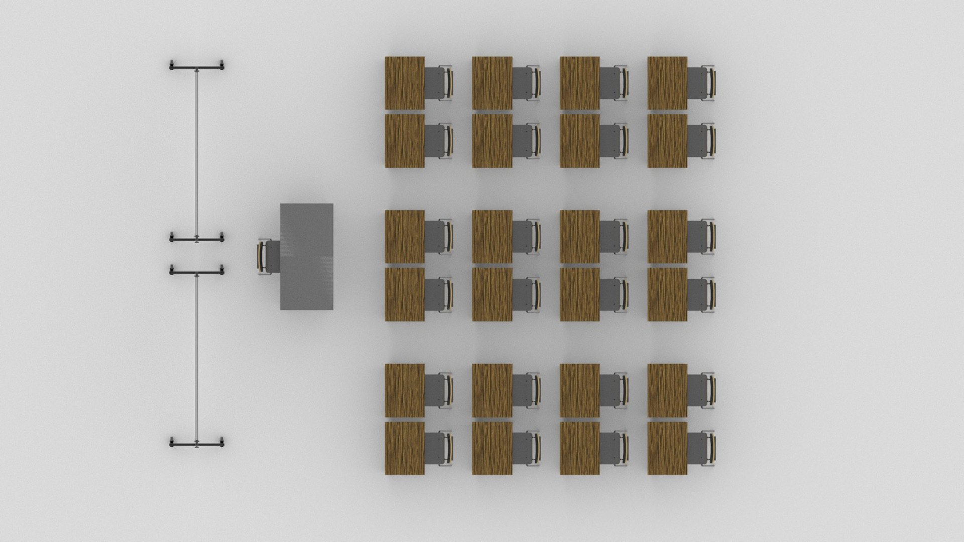 3D School Classroom Furniture - Complete SET Model - TurboSquid 1775856