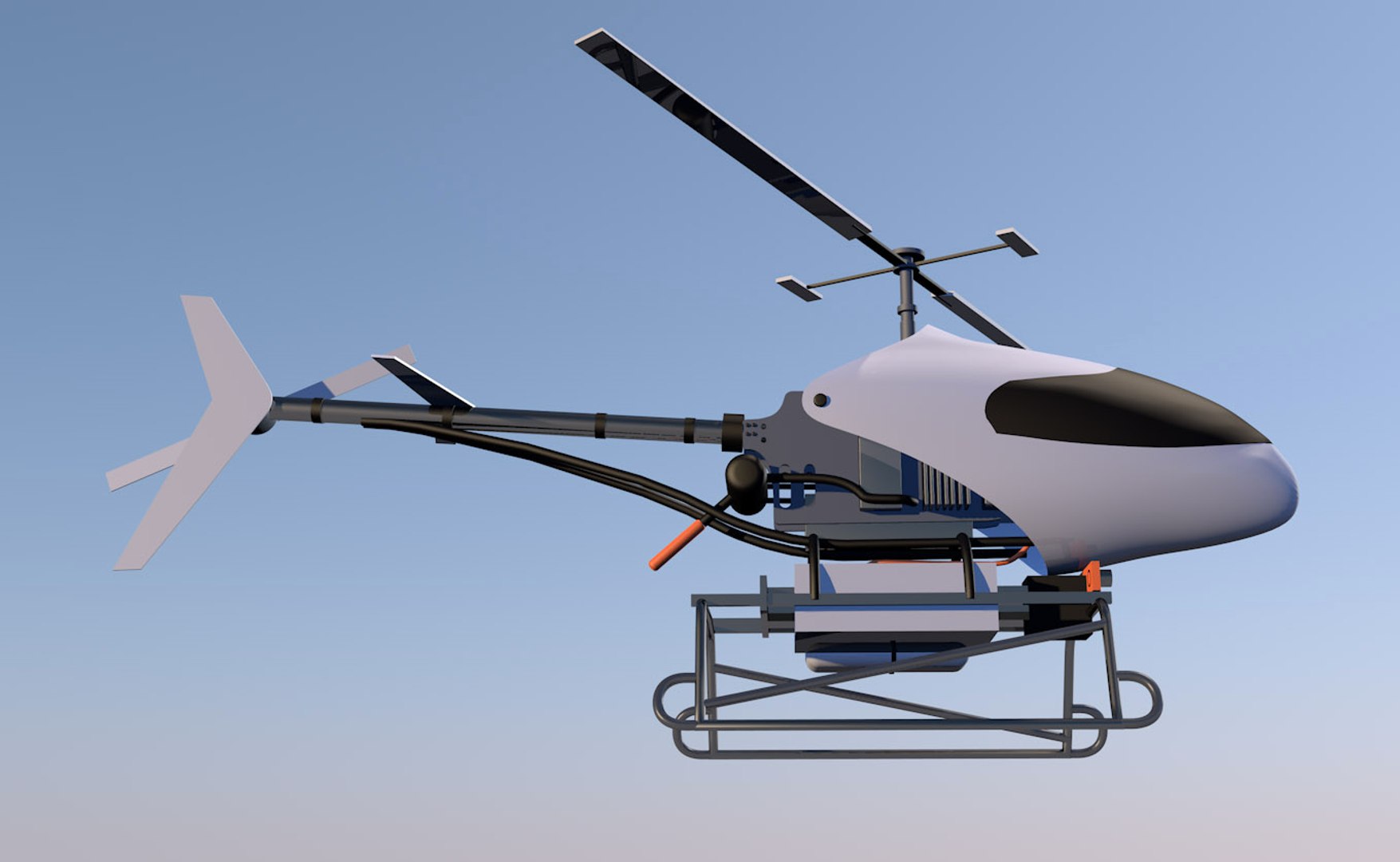 Helicopter Drone Uav 3D - TurboSquid 1306078