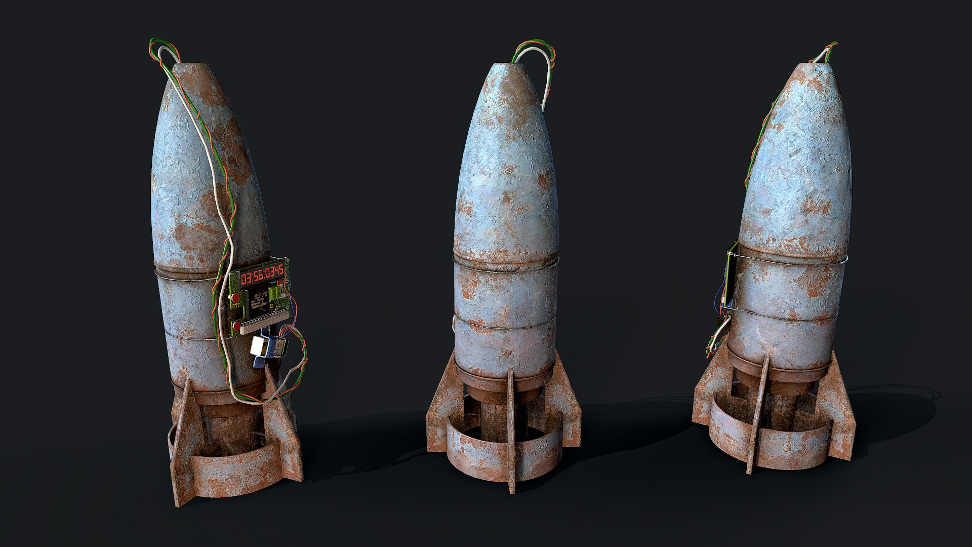 3D Aerial Bomb Model - TurboSquid 2156446