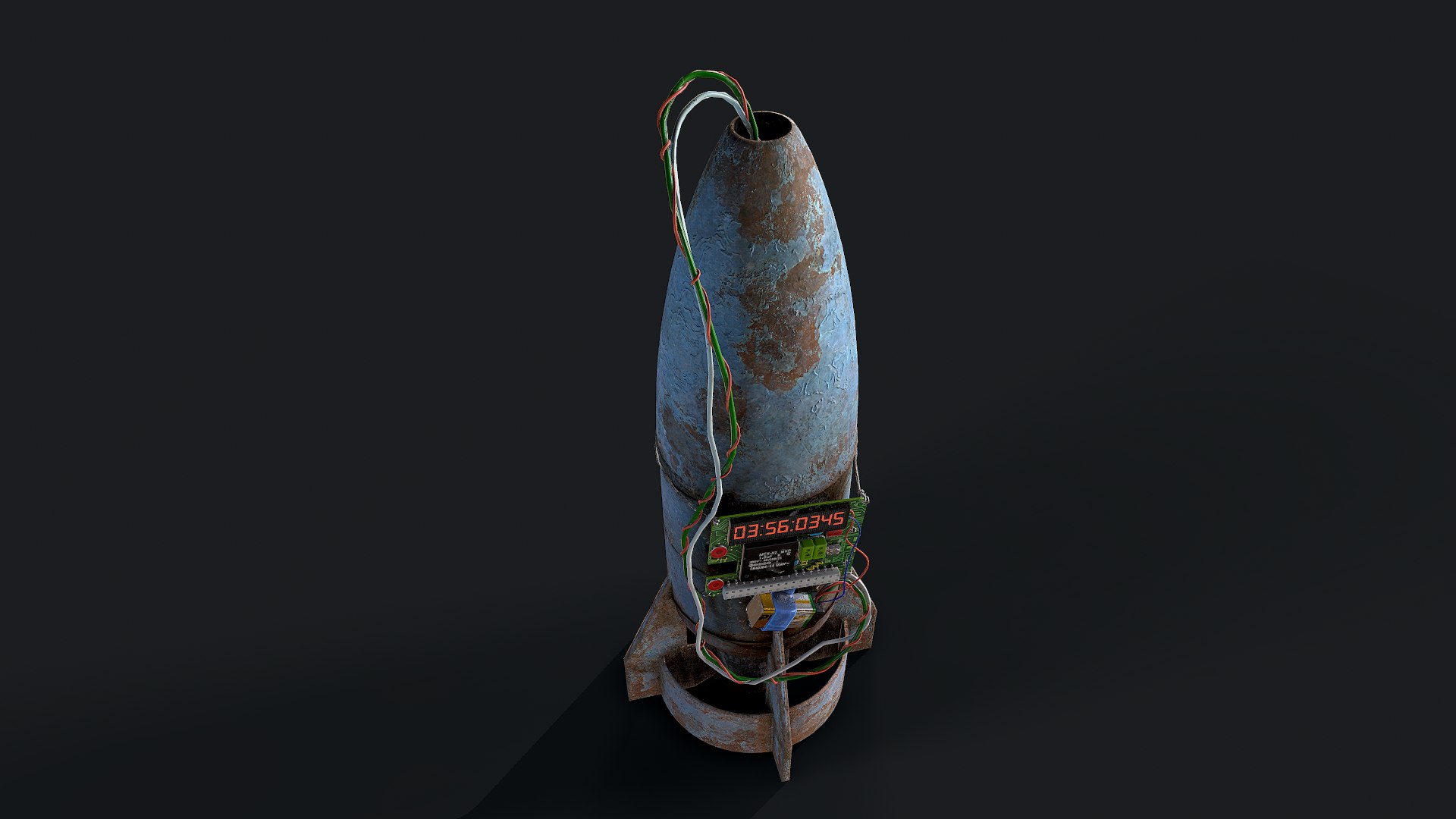 3D Aerial Bomb Model - TurboSquid 2156446
