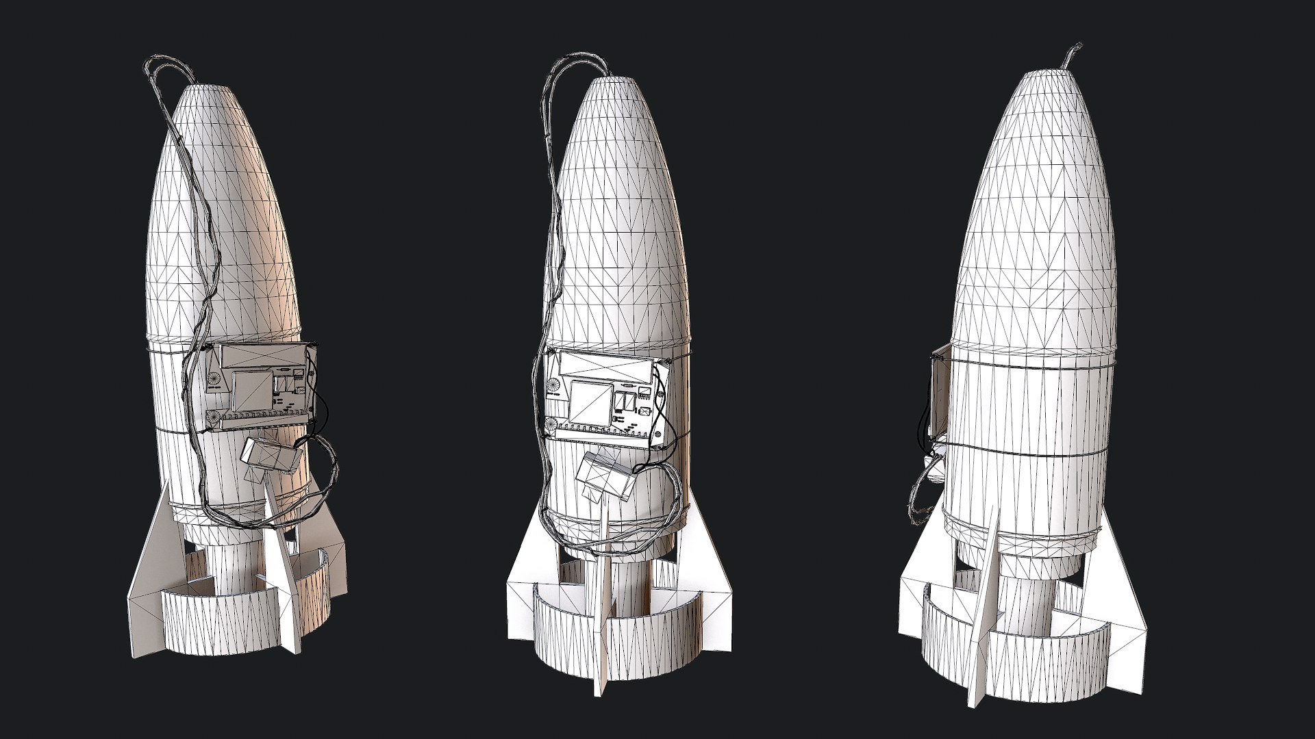 3D Aerial Bomb Model - TurboSquid 2156446