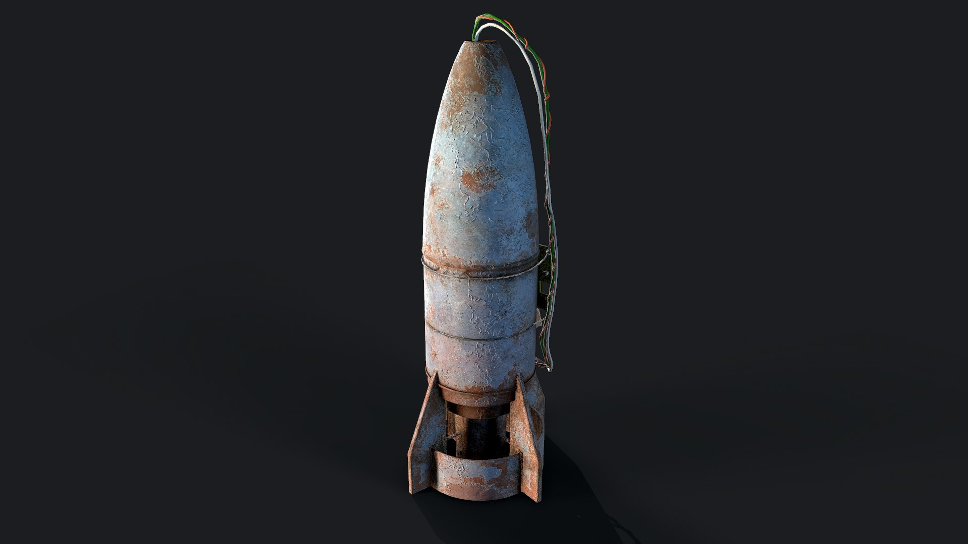 3D Aerial Bomb Model - TurboSquid 2156446