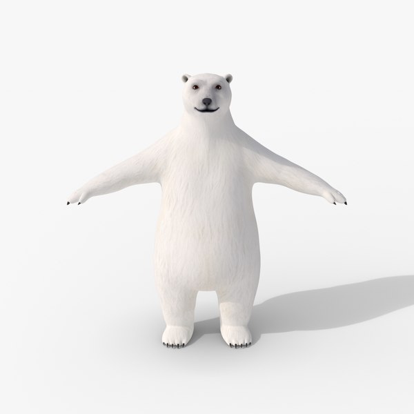 인간형 북극곰 3D 모델 - TurboSquid 2102912