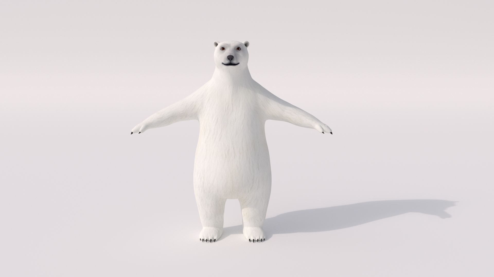 Humanoid Polar Bear 3D Model - TurboSquid 2102912