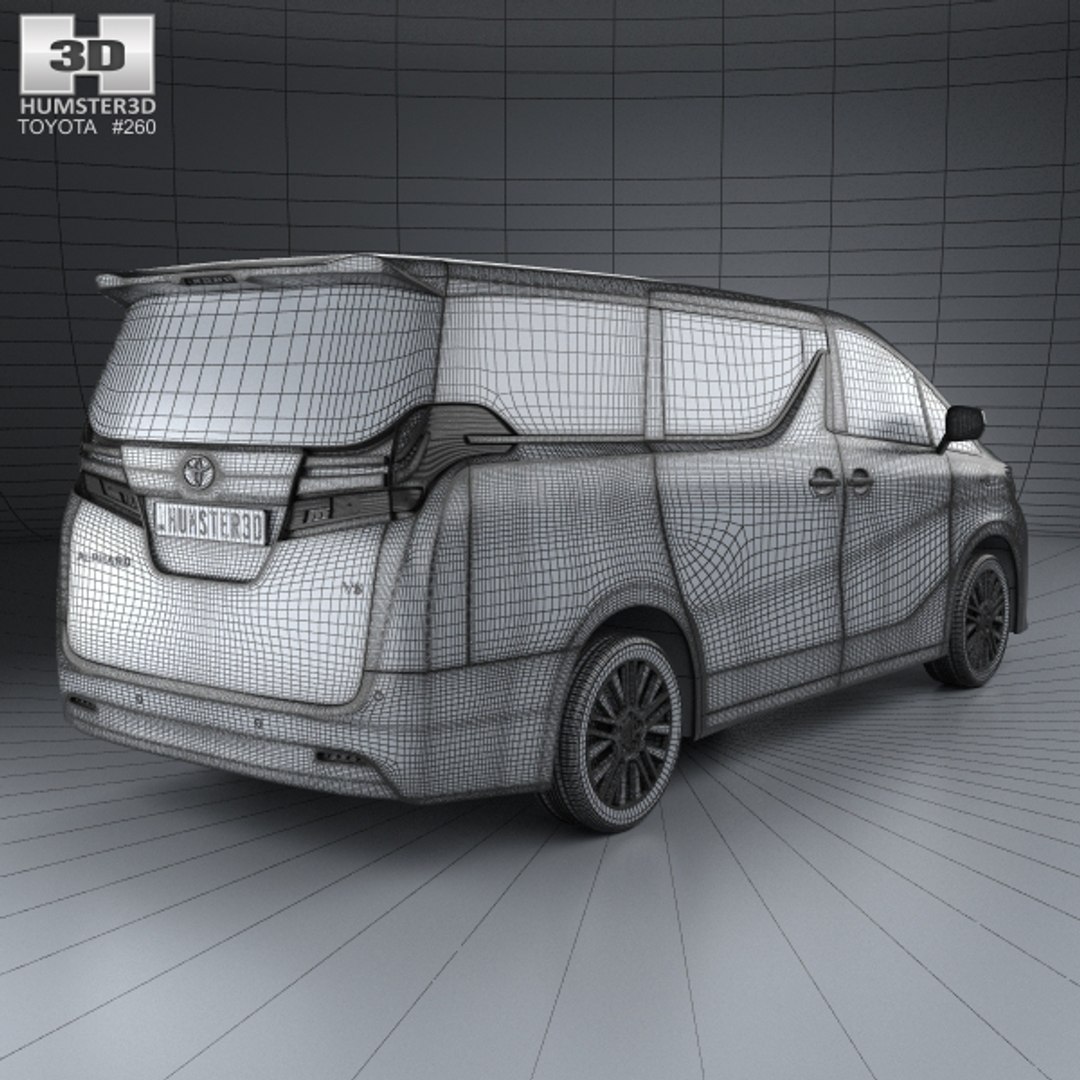 3D toyota alphard cis model - TurboSquid 1232146