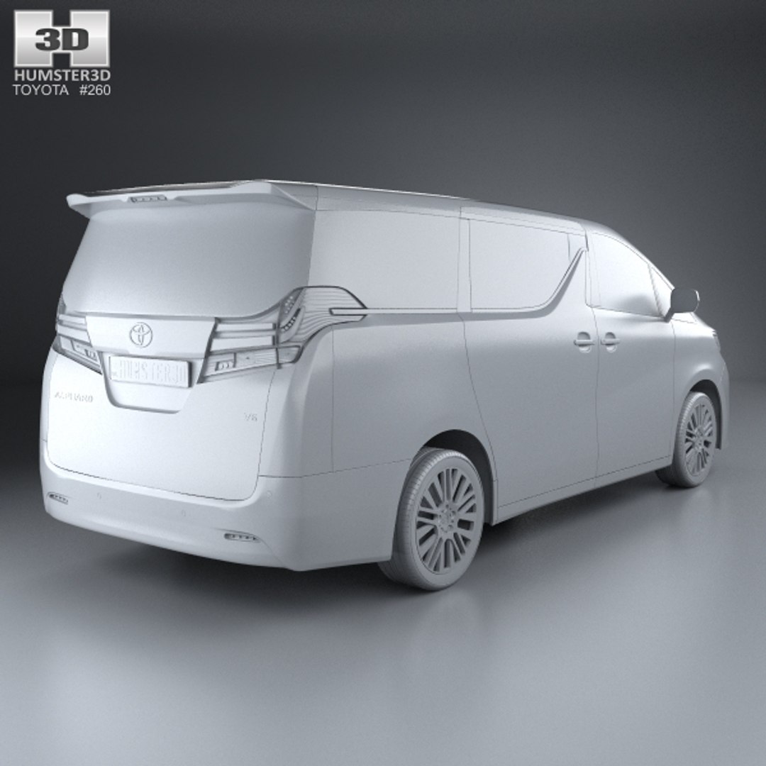 3D toyota alphard cis model - TurboSquid 1232146