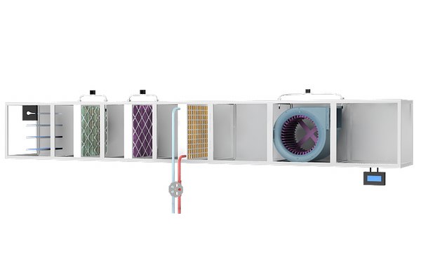 3D stair case pressurization fan - TurboSquid 1269535