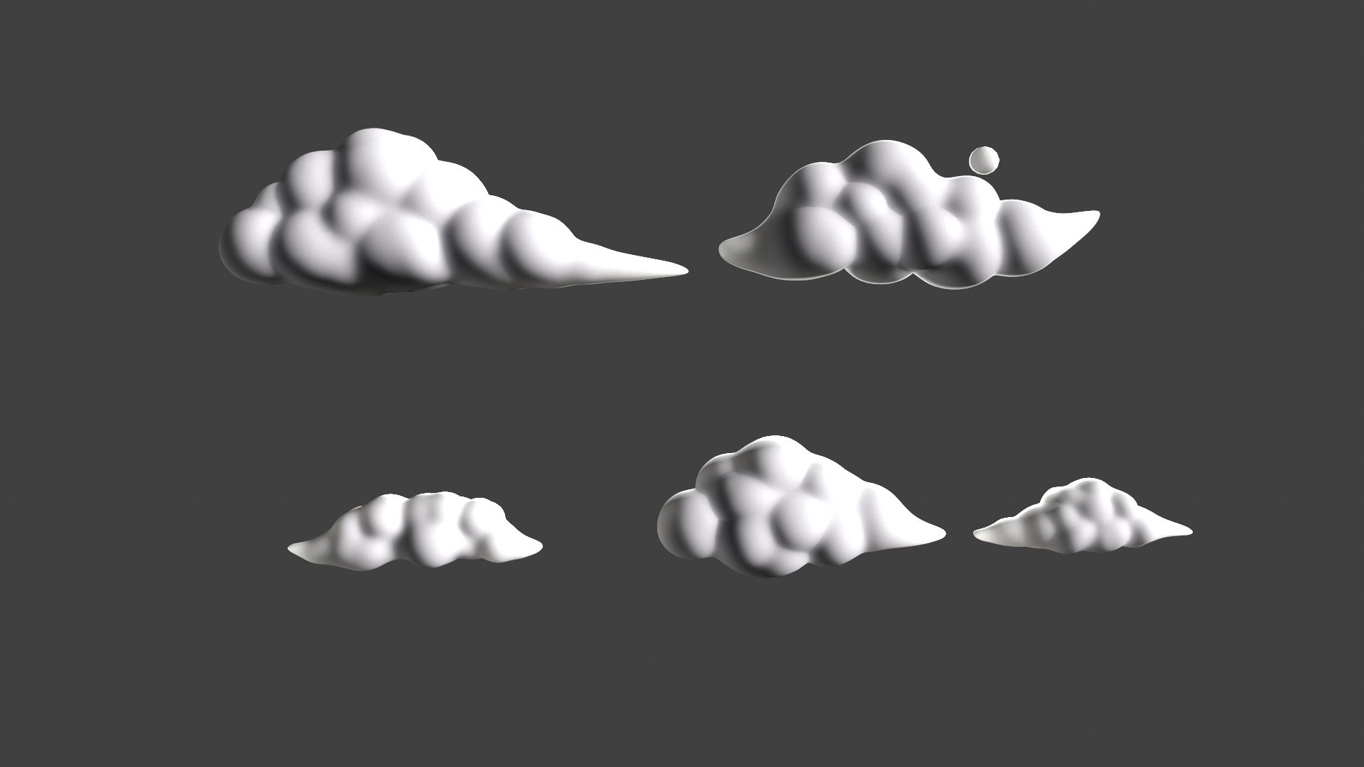Clouds 3D Model 3D Model - TurboSquid 2210238