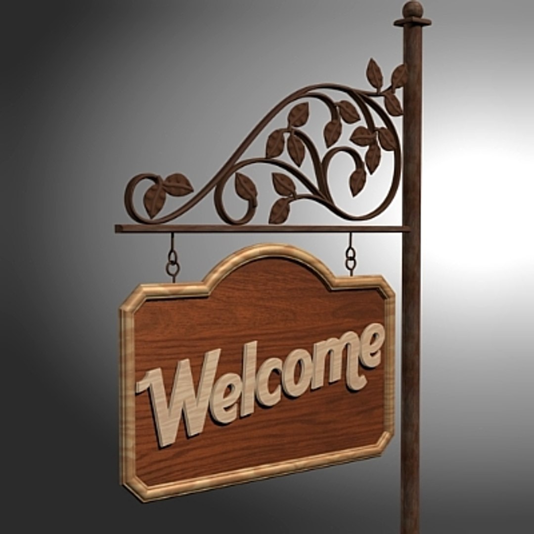 3ds Max Iron Sign