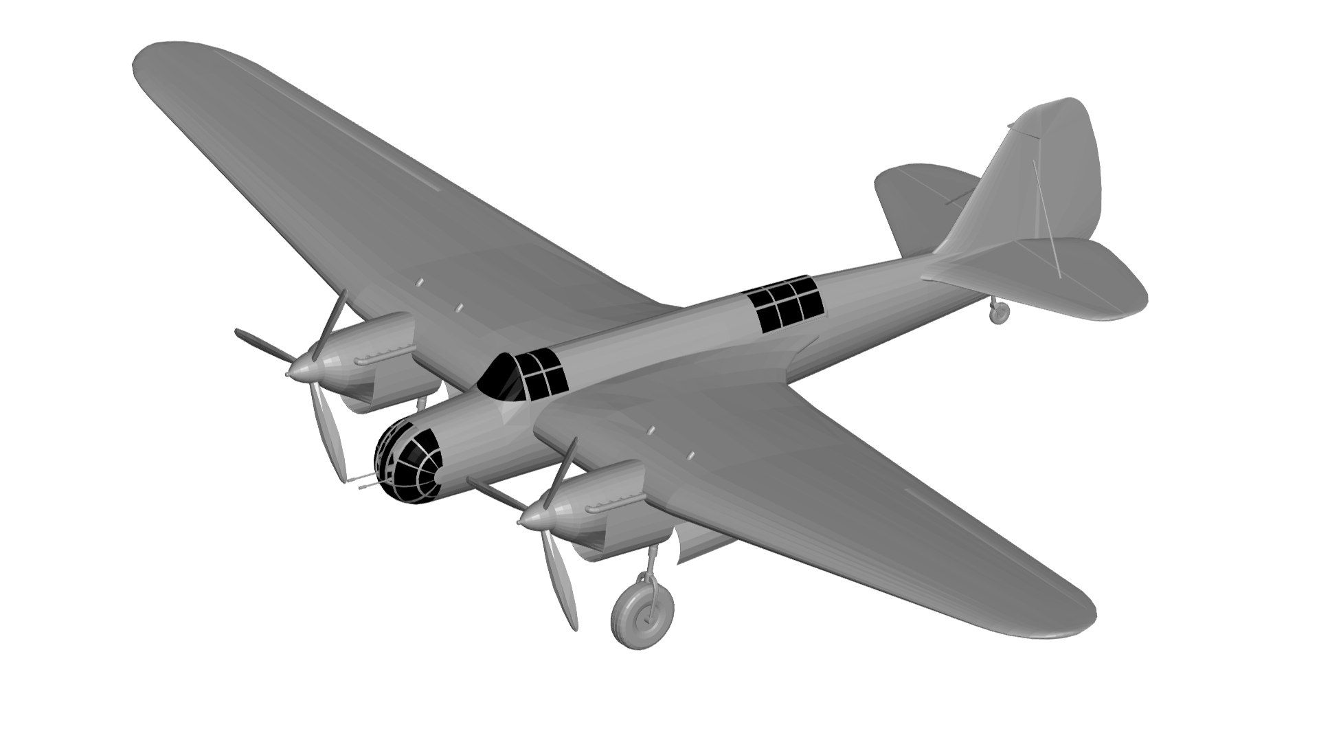 3D Tupolev SB Model - TurboSquid 1989596