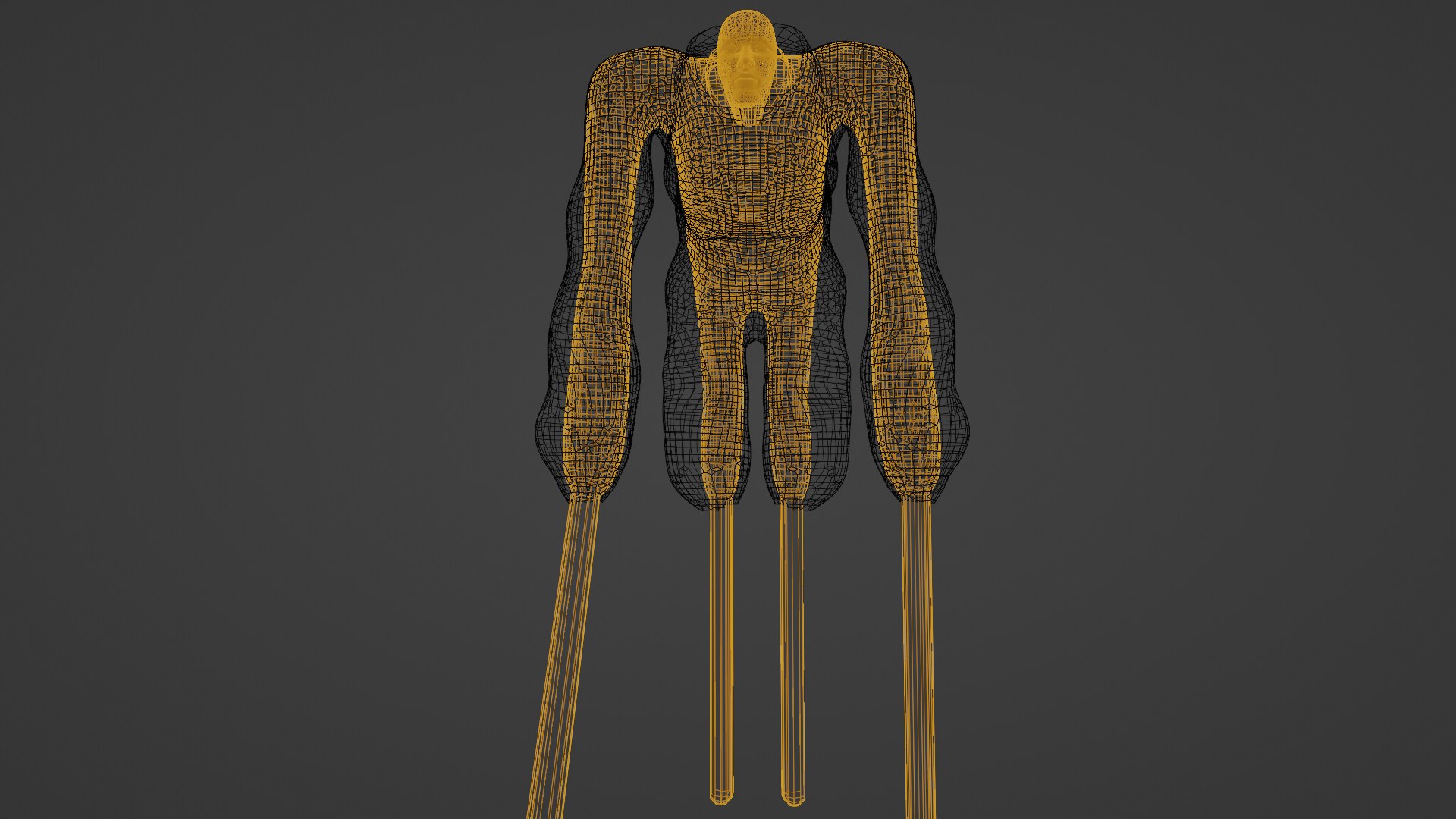 3D Stilt Creature Model - TurboSquid 2018296