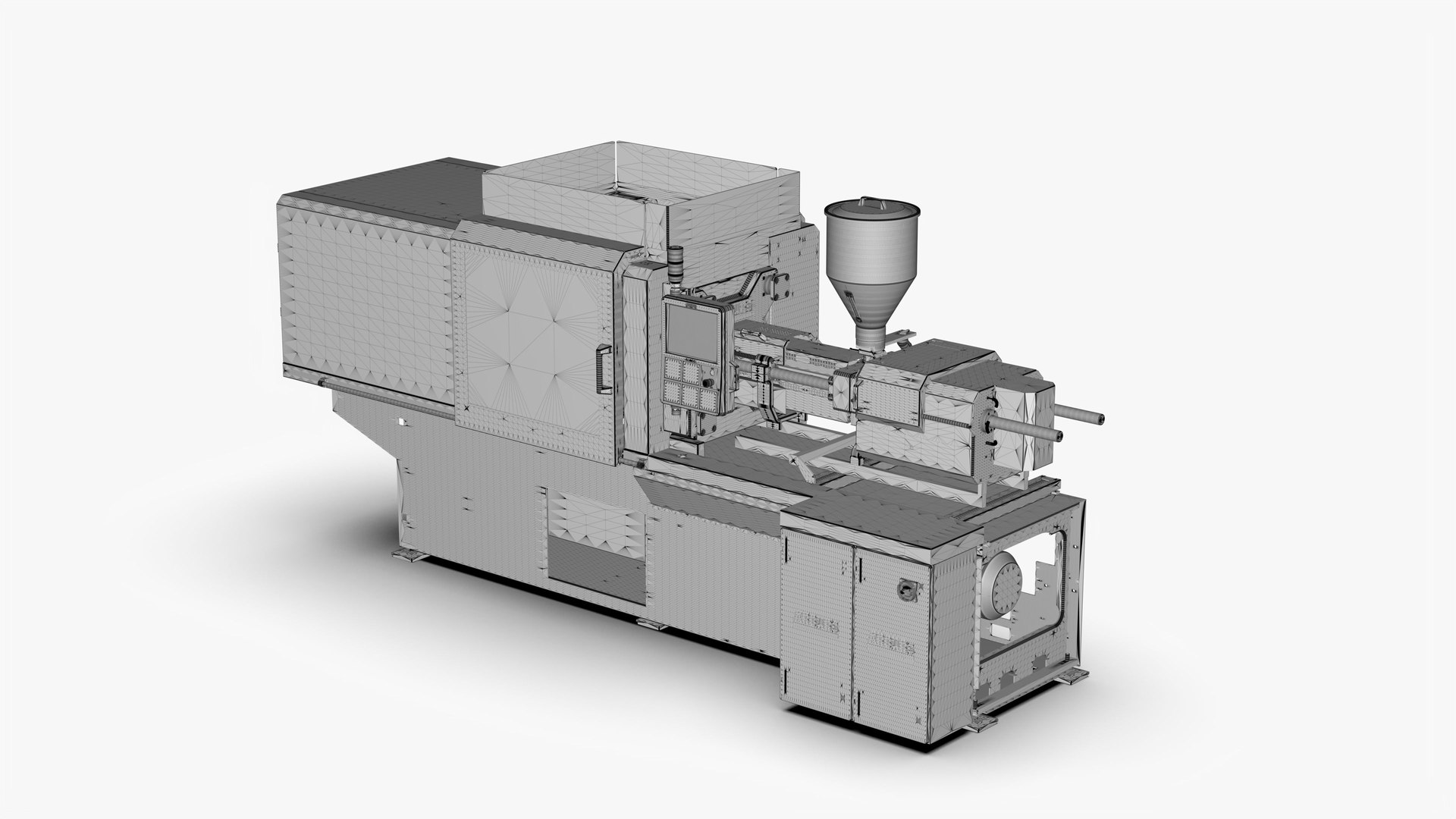 3D Automatic Frank Injection Molding Machine Model - TurboSquid 1994825