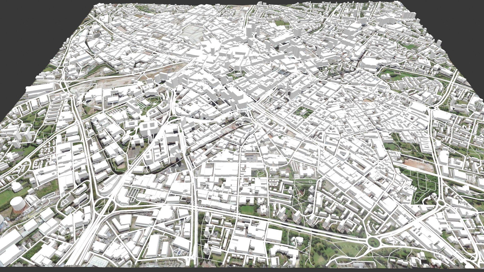 Cityscape Birmingham England 3D Model - TurboSquid 1735883