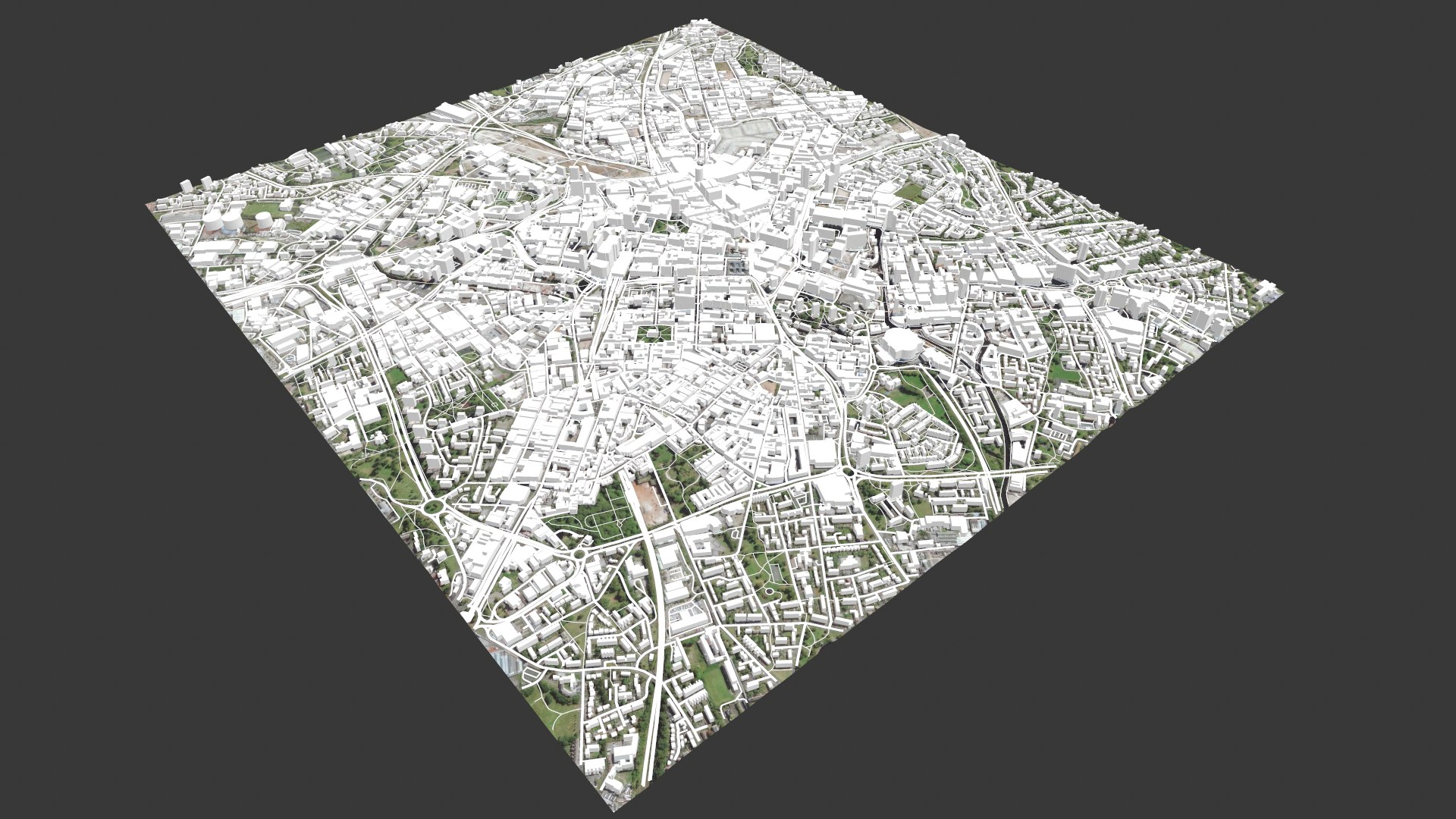 Cityscape Birmingham England 3D Model - TurboSquid 1735883
