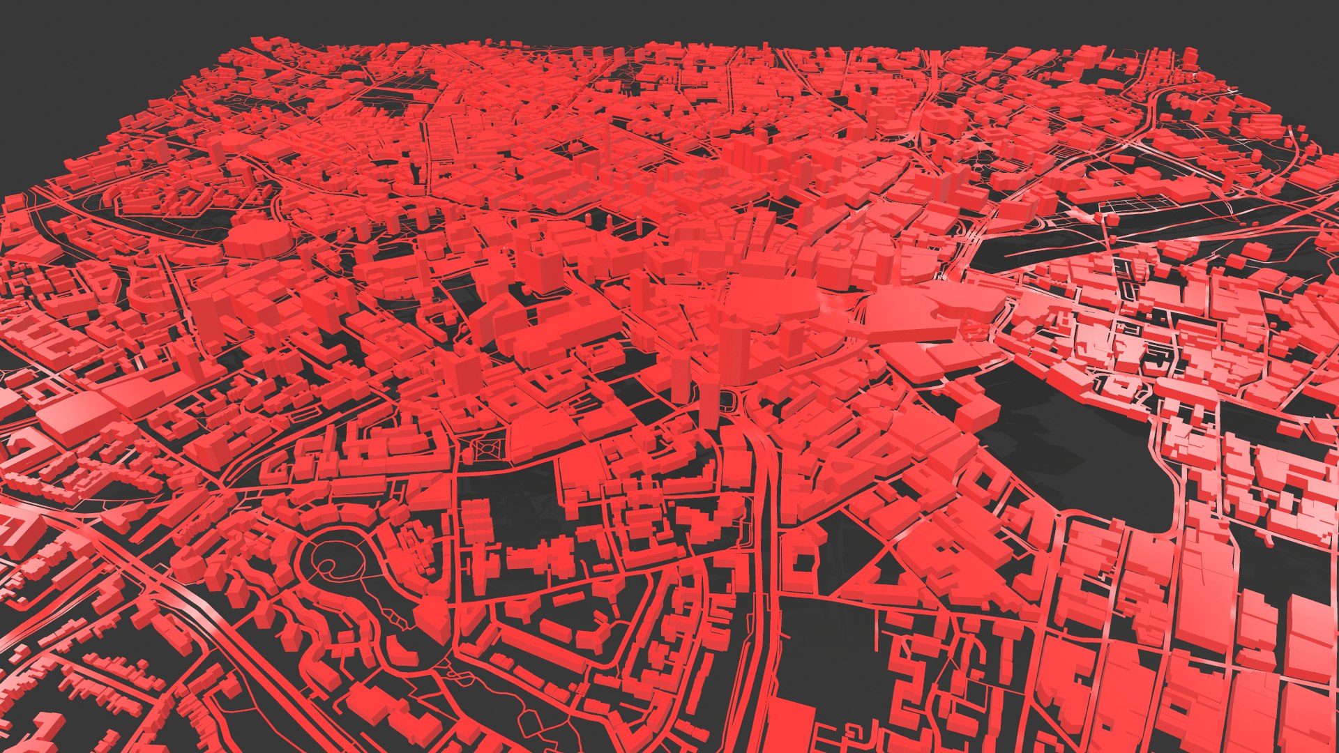 Cityscape Birmingham England 3D Model - TurboSquid 1735883