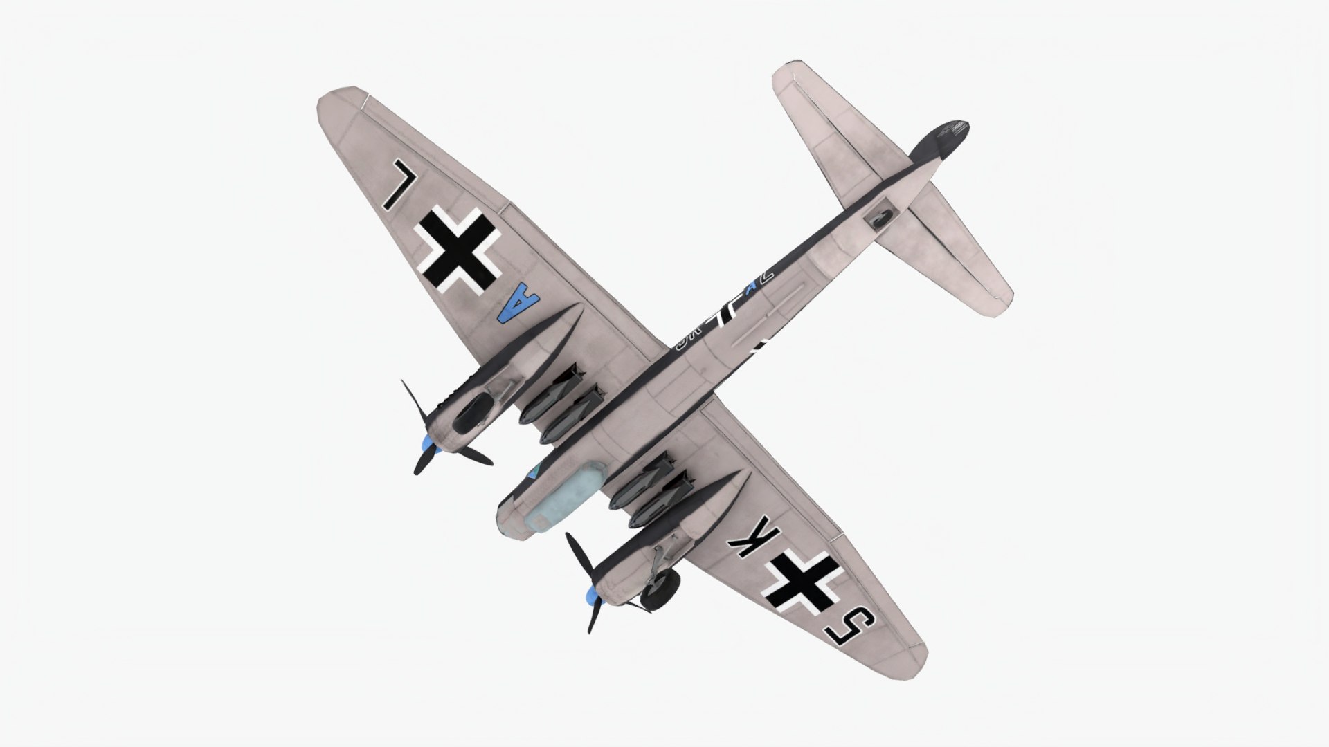 3D Dornier Do 17 - TurboSquid 1920477