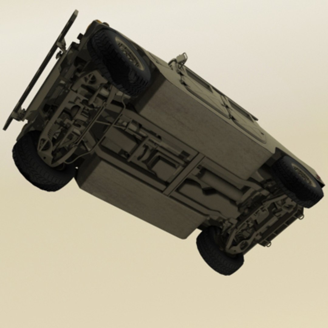 Realistic Hmmwv Military Humvee 3d Model
