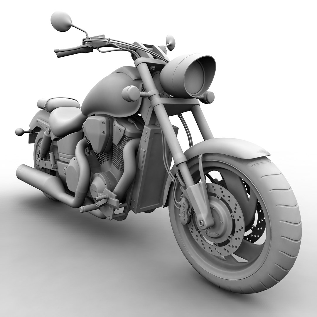 3d Honda Vtx Model