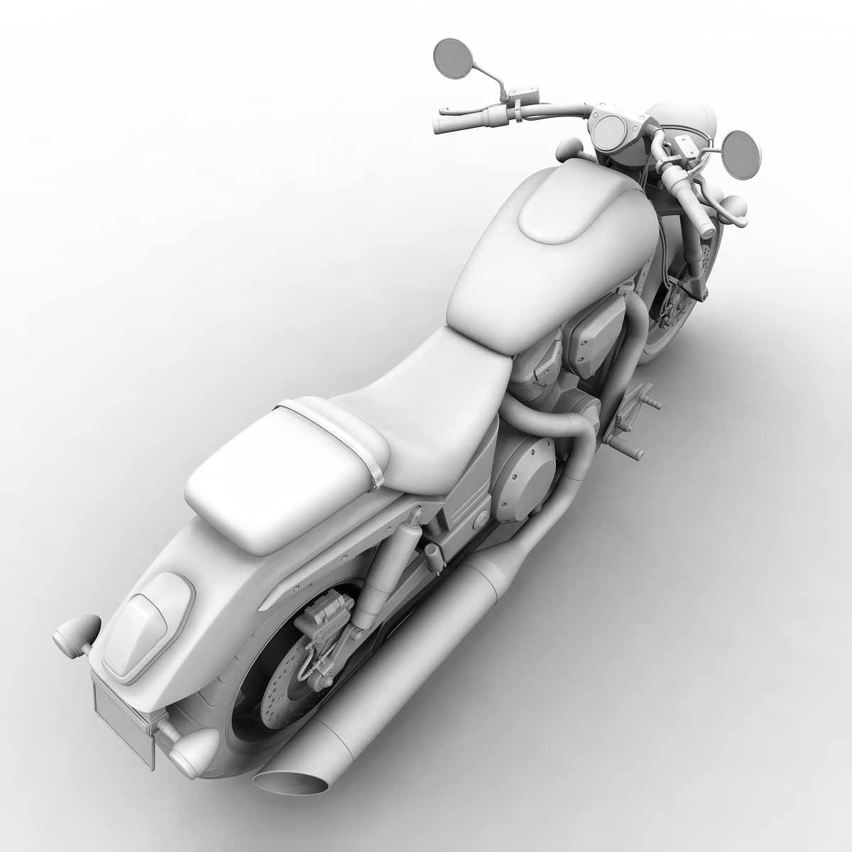 3d honda vtx model