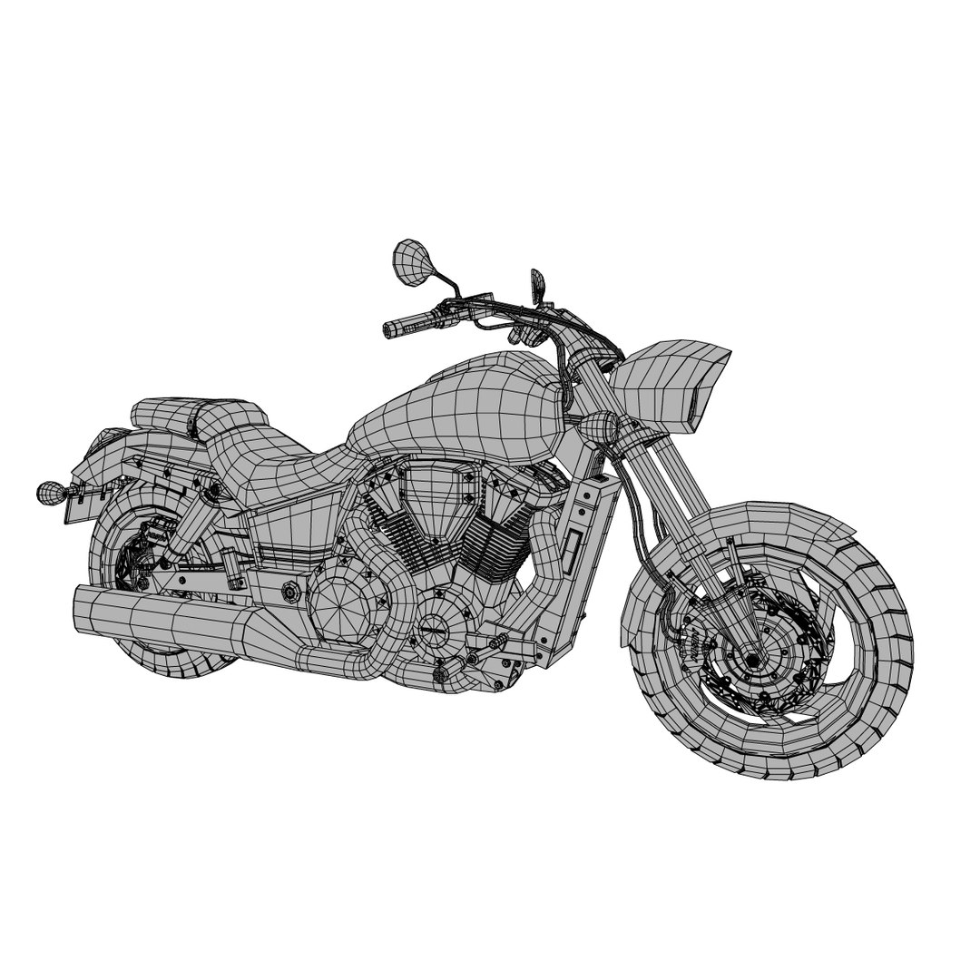 3d Honda Vtx Model