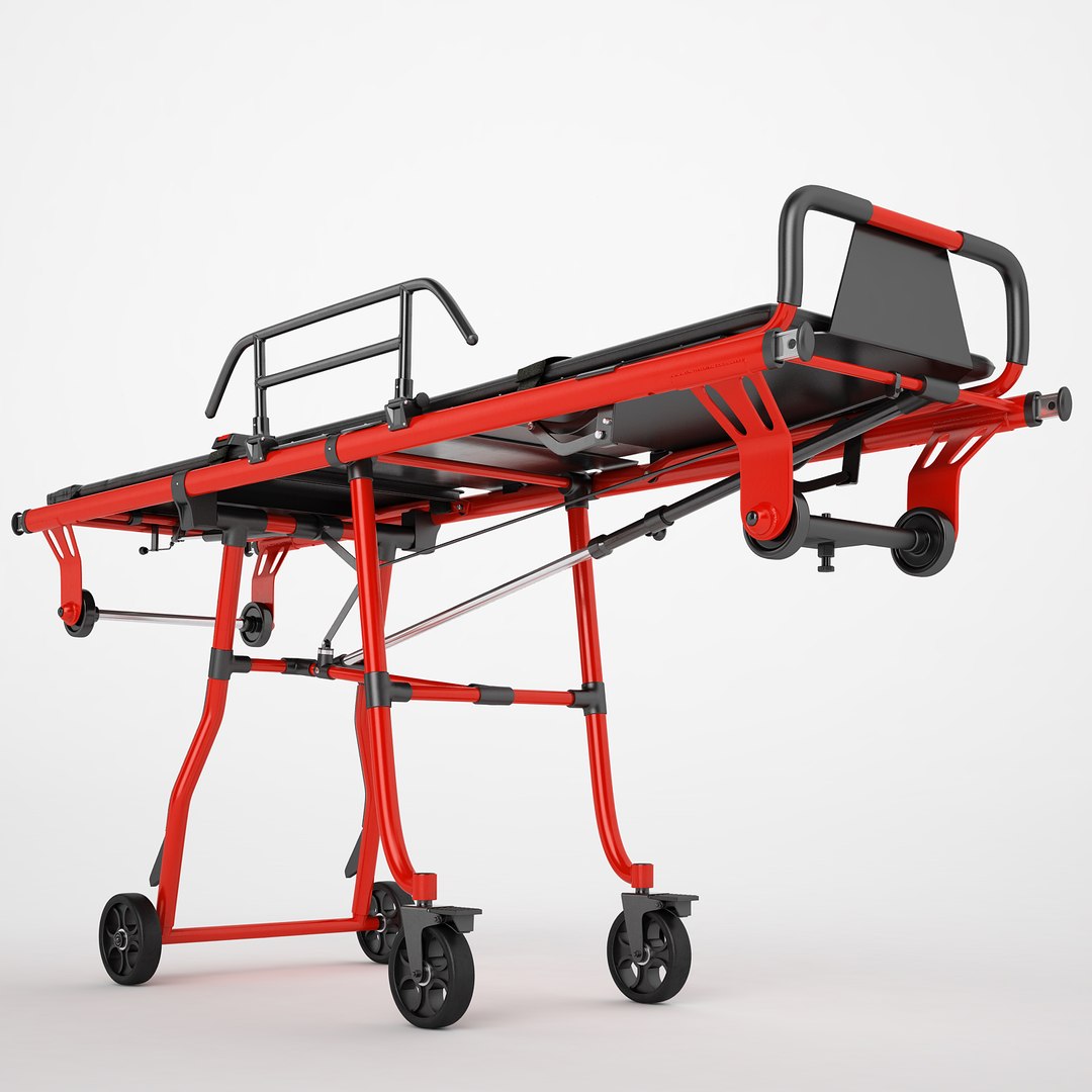 3D Model Stretcher 01 - TurboSquid 1411449