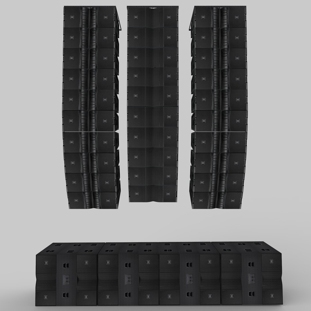 Jbl Vtx Line Array 3d 3ds