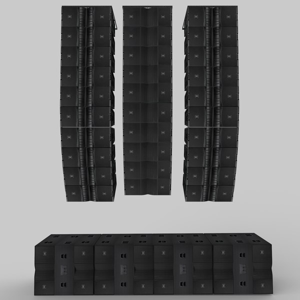 jbl vtx line array 3d 3ds