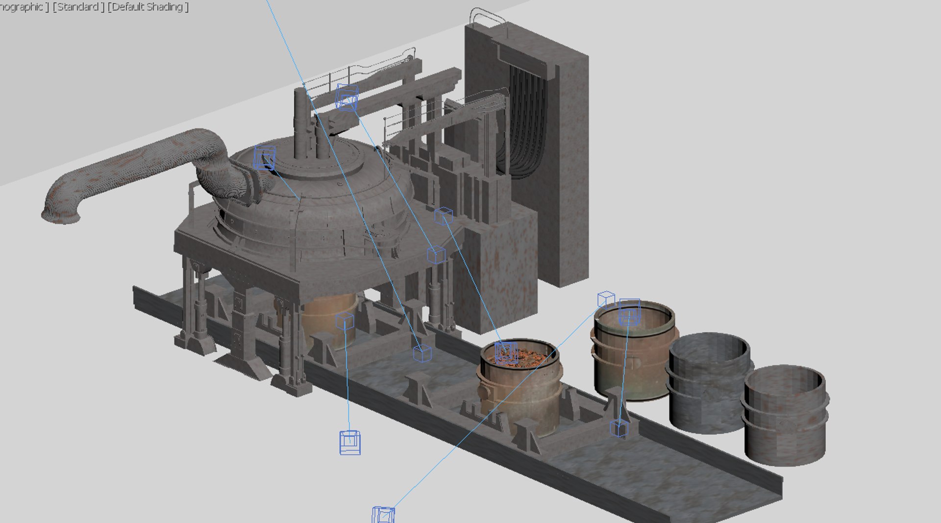 3D Electric Arc Furnace Model - TurboSquid 1618965
