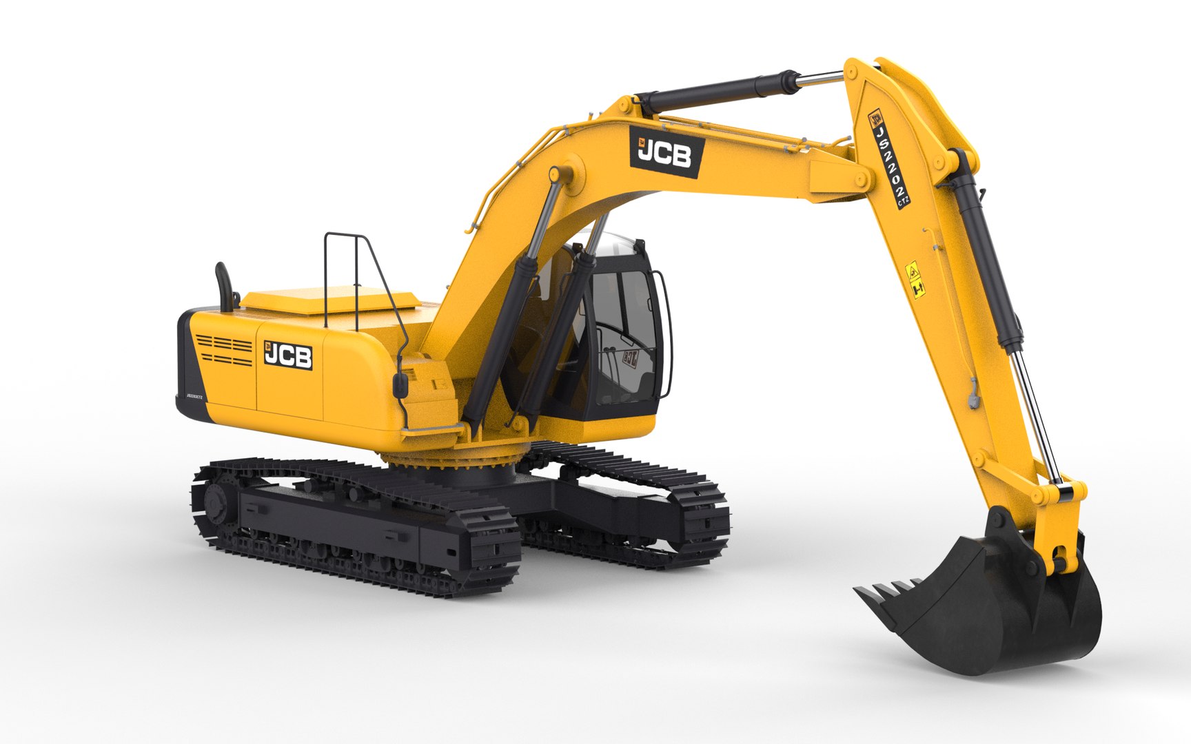 Jcb Js220 Excovator 3D Model - TurboSquid 2253185