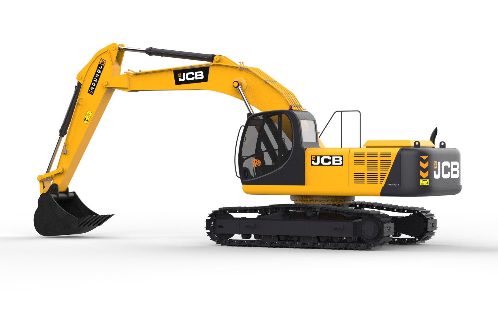 Jcb Js220 Excovator 3D Model - TurboSquid 2253185