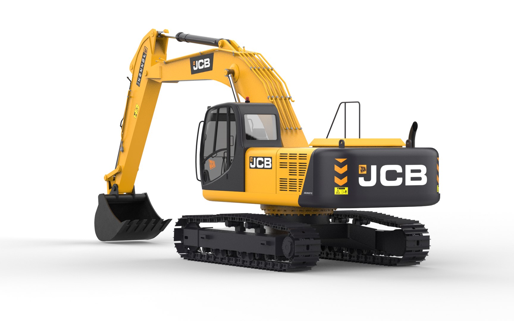 Jcb Js220 Excovator 3D Model - TurboSquid 2253185