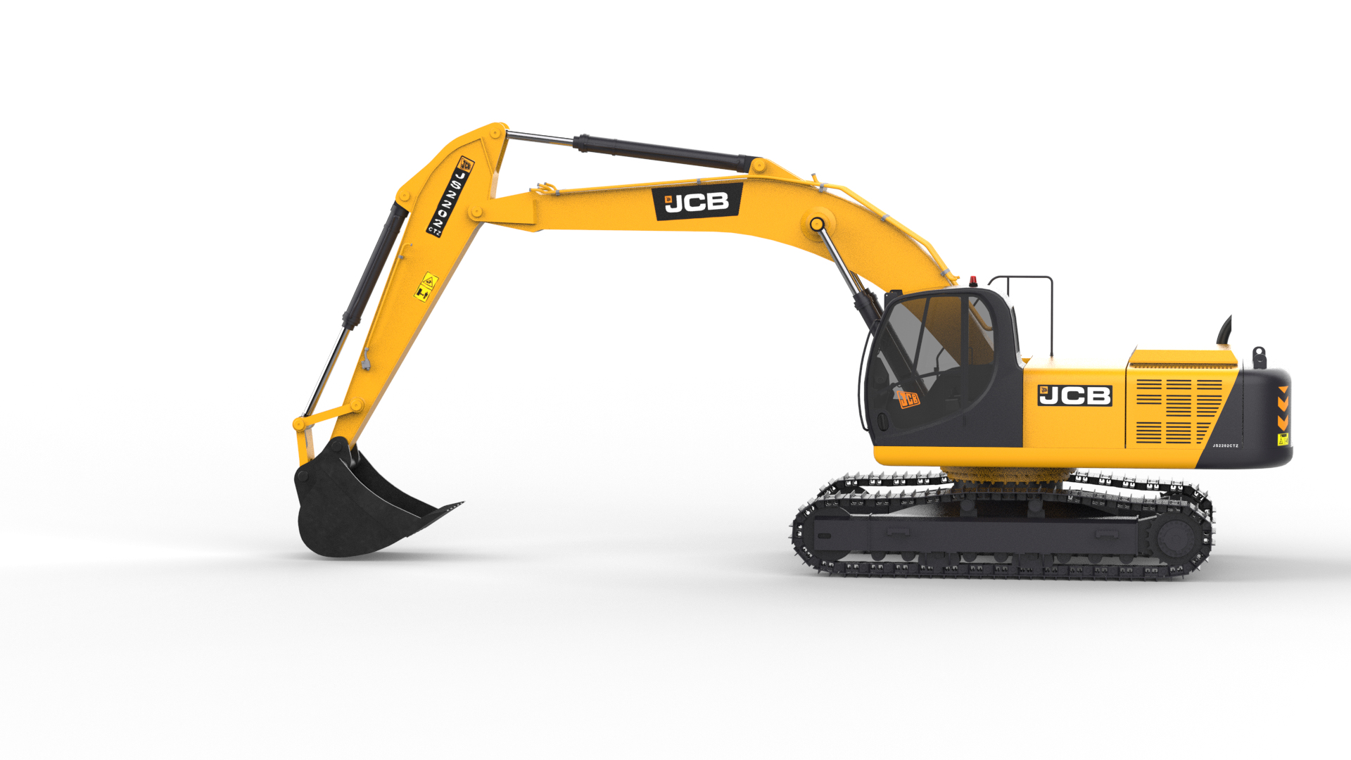 Jcb Js220 Excovator 3D Model - TurboSquid 2253185