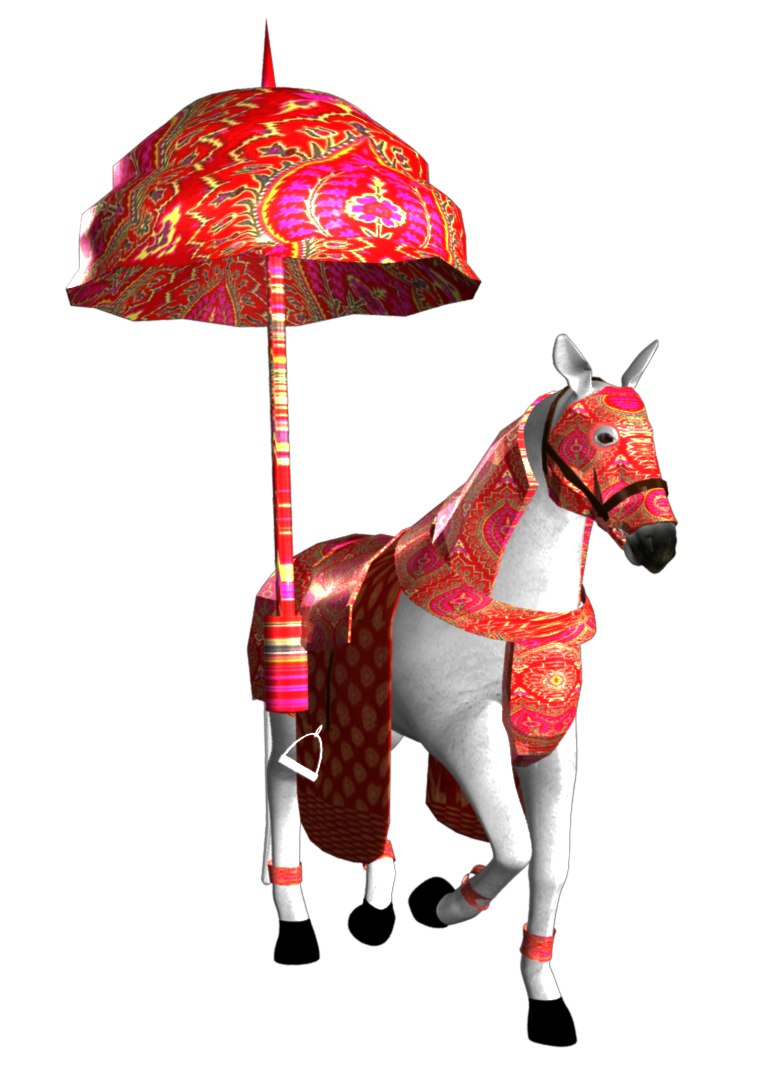 3D Indian Wedding Horse Animations - TurboSquid 1371190