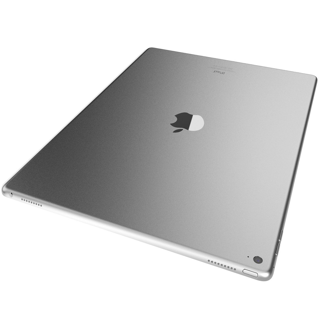 3d realistic apple ipad pro model