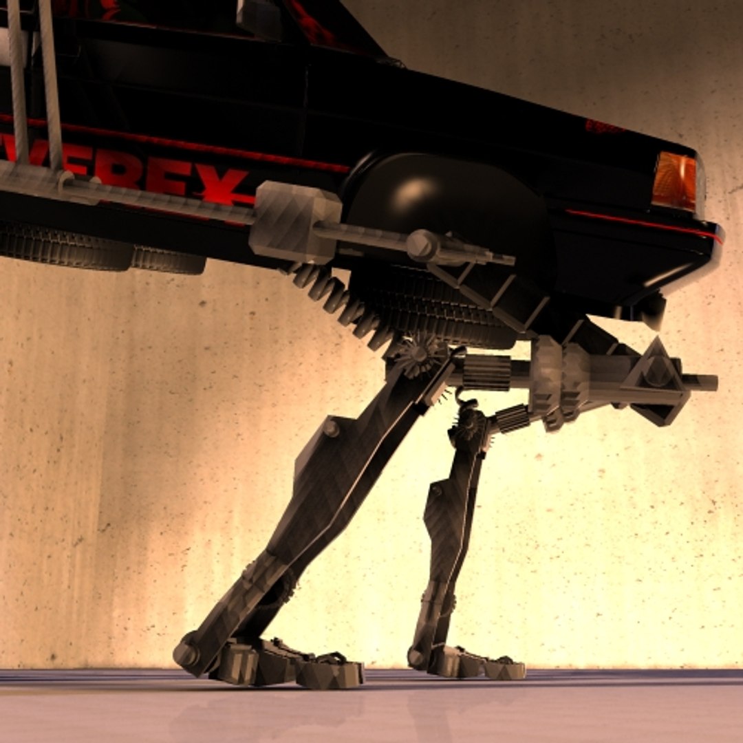 Mech Car Renault 11 3d Max