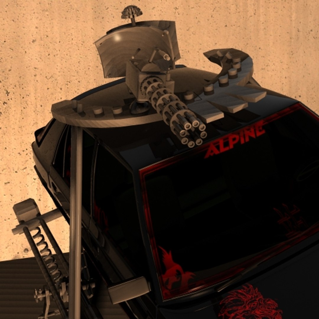 Mech Car Renault 11 3d Max