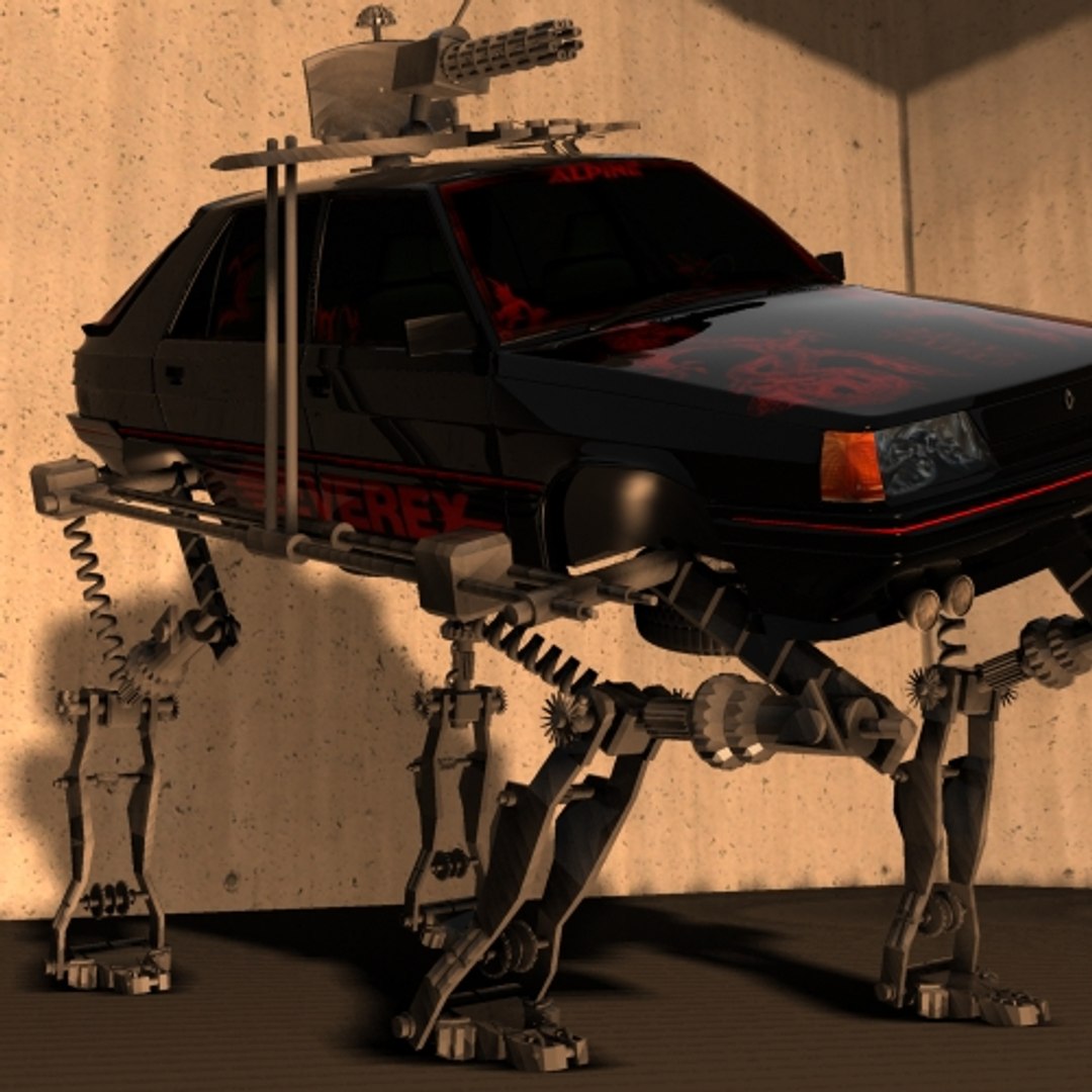 Mech Car Renault 11 3d Max