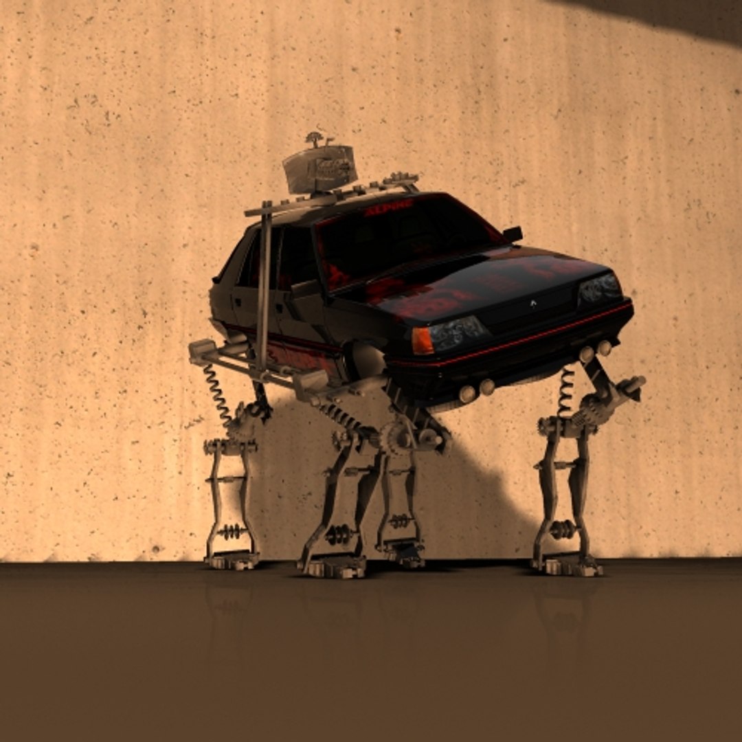 Mech Car Renault 11 3d Max