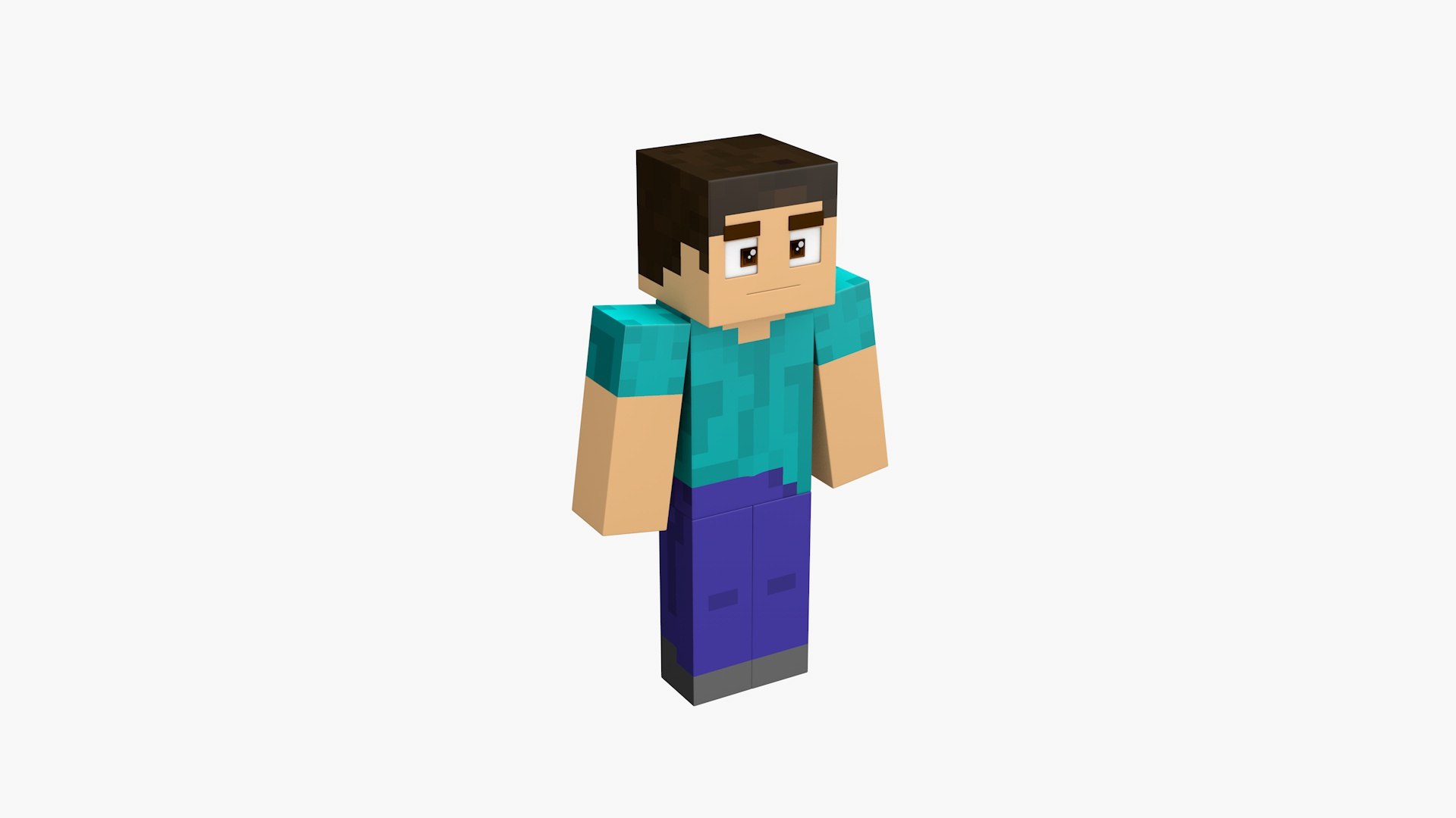 Minecraft Steve3D模型 - TurboSquid 1995250