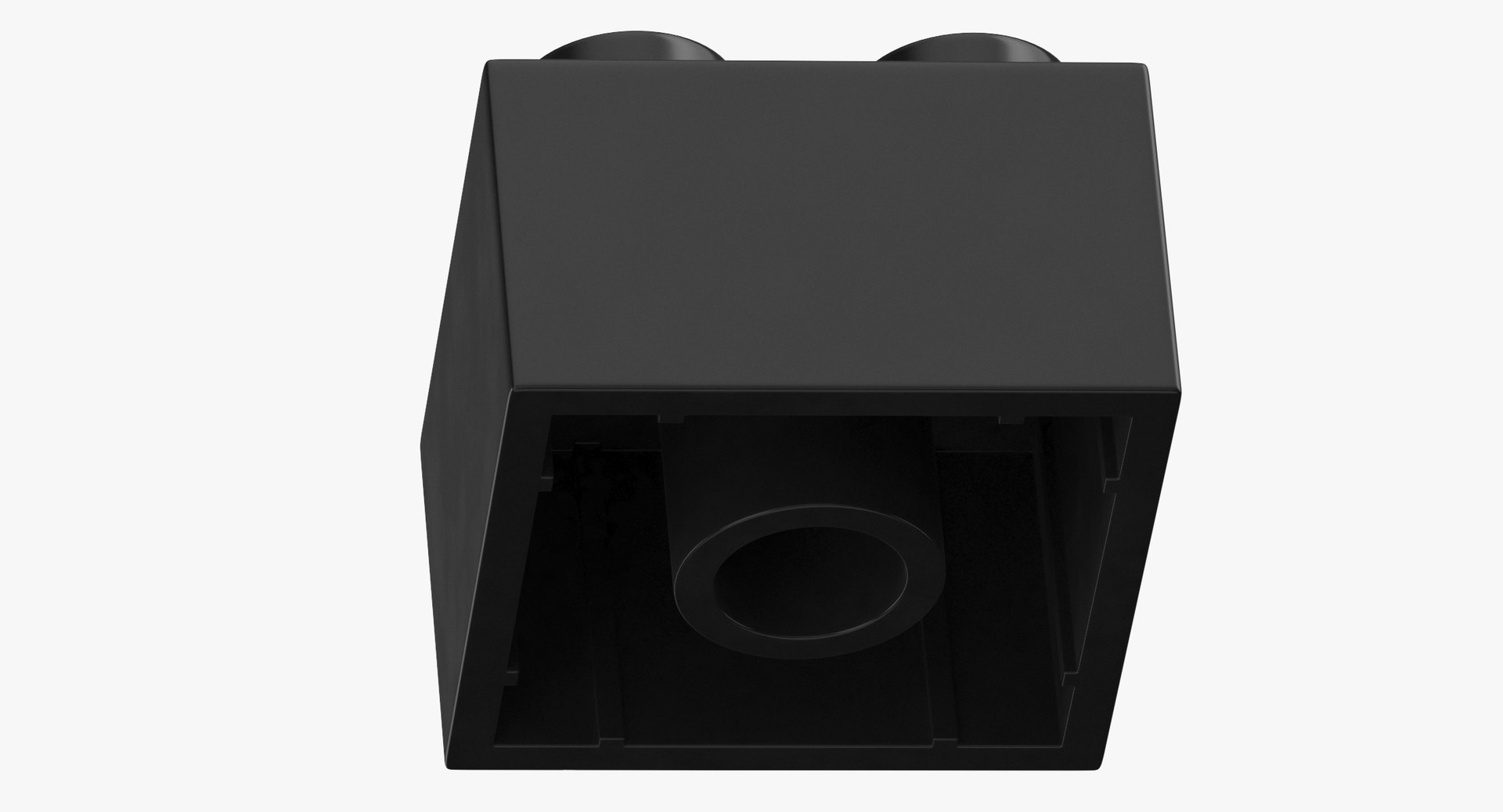 Lego Brick 2x2 Black 3D Model - TurboSquid 1409476