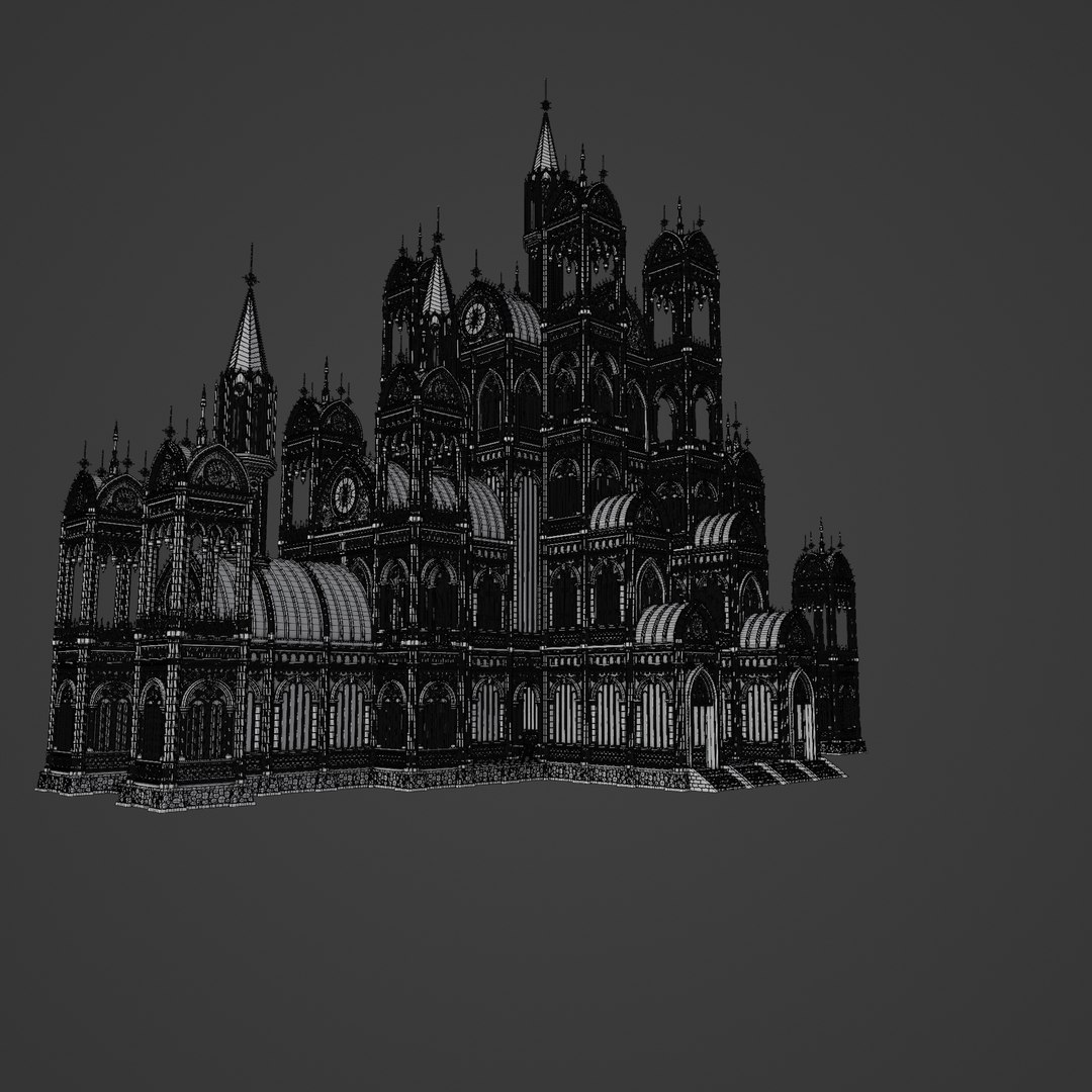 GOTHIC MODULAR BUILDING 9 3D - TurboSquid 2315119