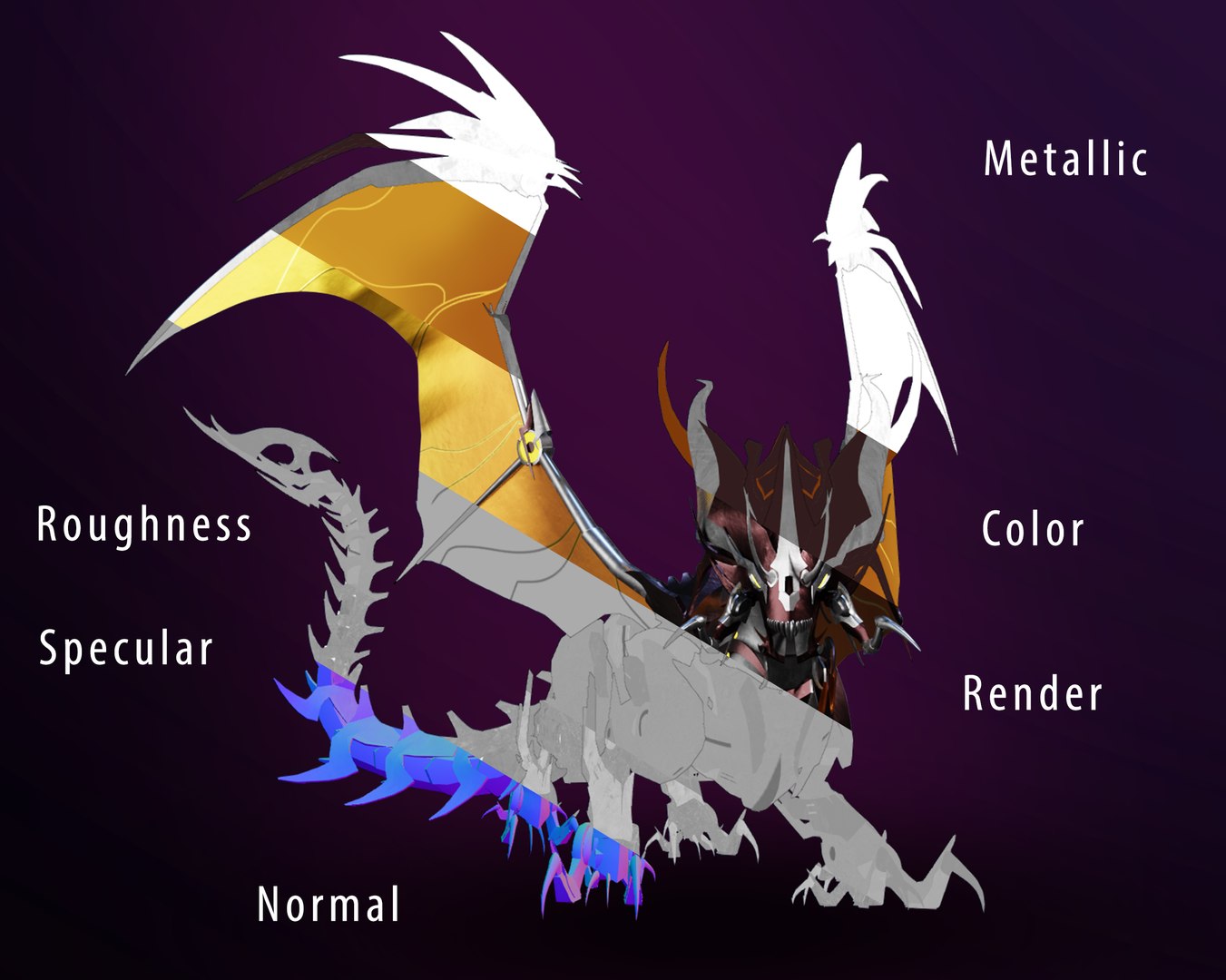 Predaking Mecha Dragon Transformers Prime Model - TurboSquid 1817559