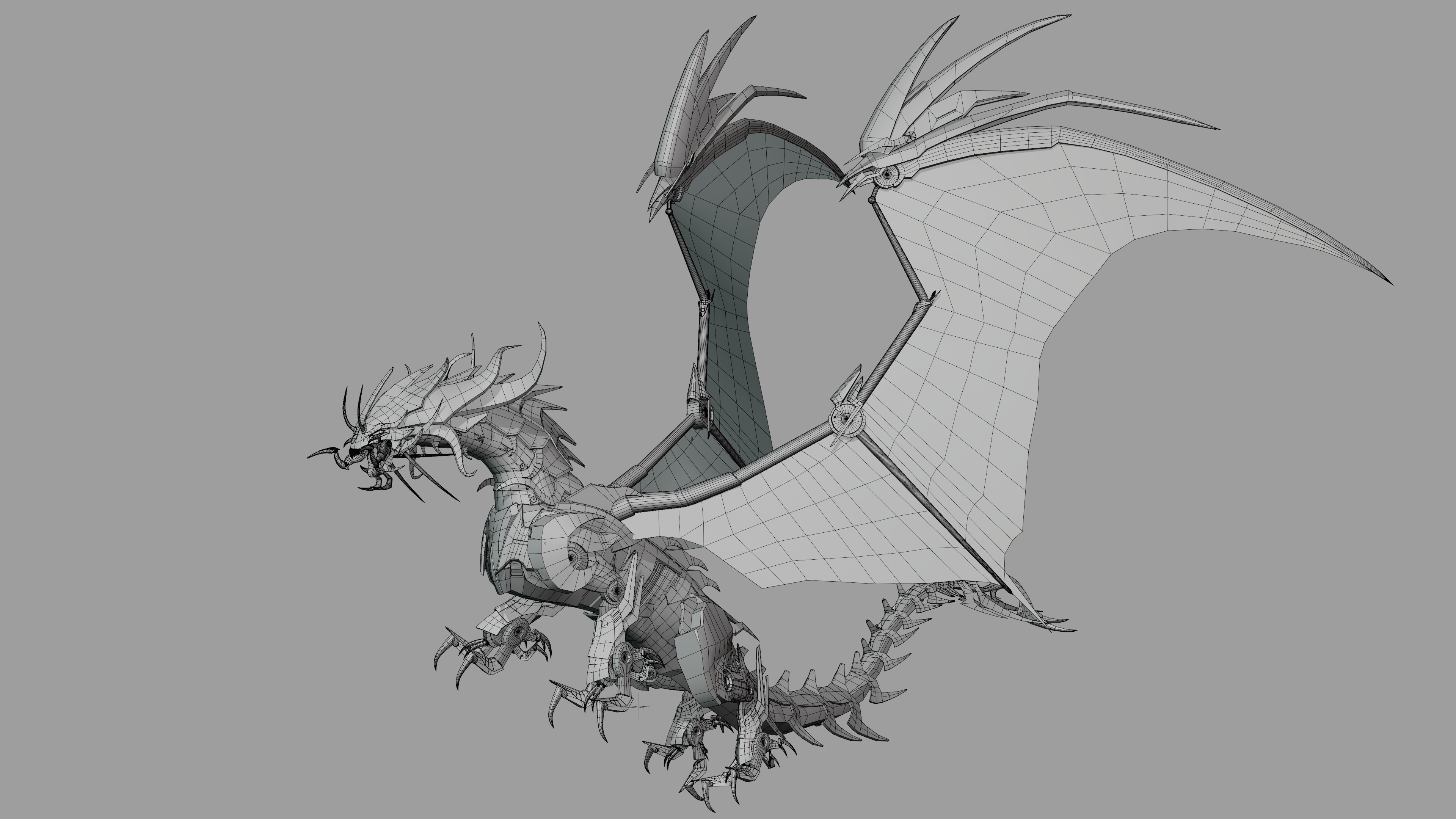 Predaking Mecha Dragon Transformers Prime model - TurboSquid 1817559