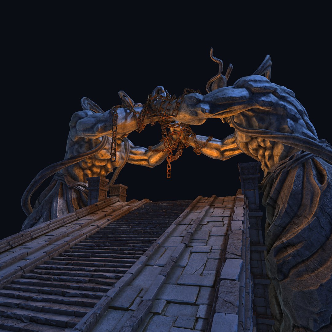 Giant Gate 3D Model - TurboSquid 1592556