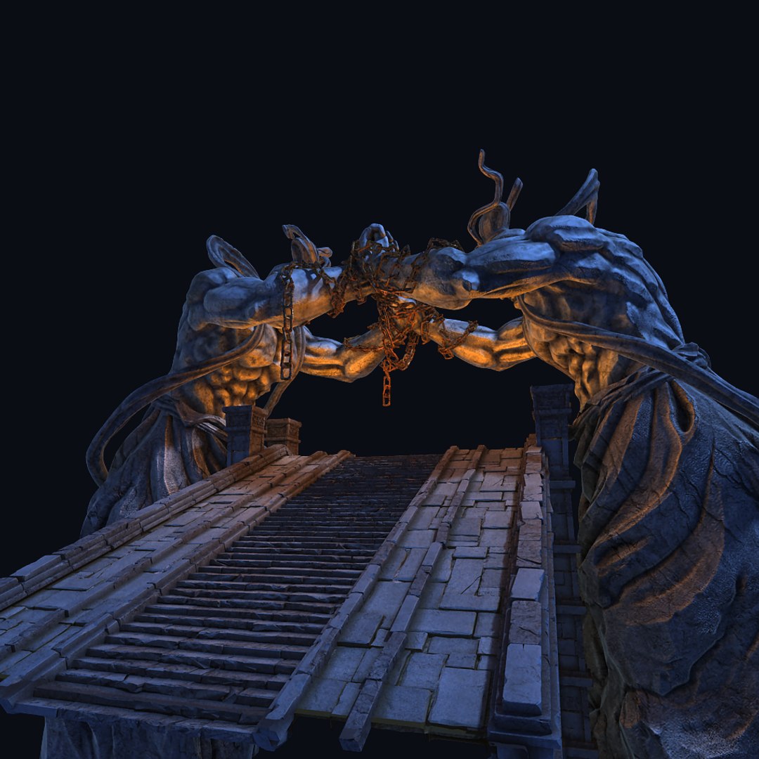 Giant Gate 3D Model - TurboSquid 1592556