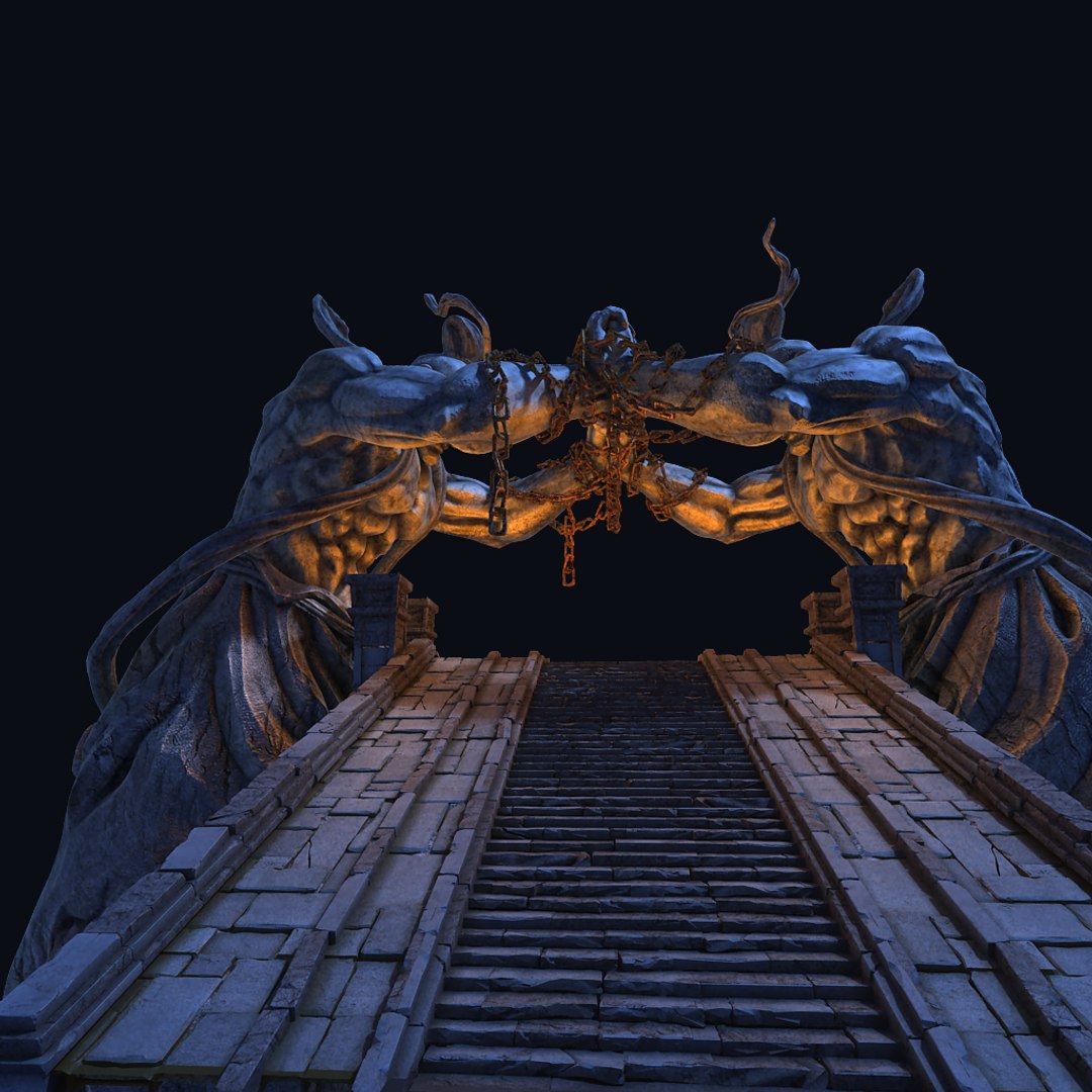 Giant Gate 3D Model - TurboSquid 1592556