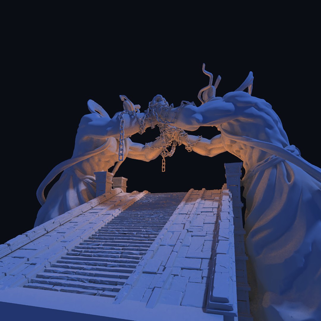 Giant Gate 3D Model - TurboSquid 1592556