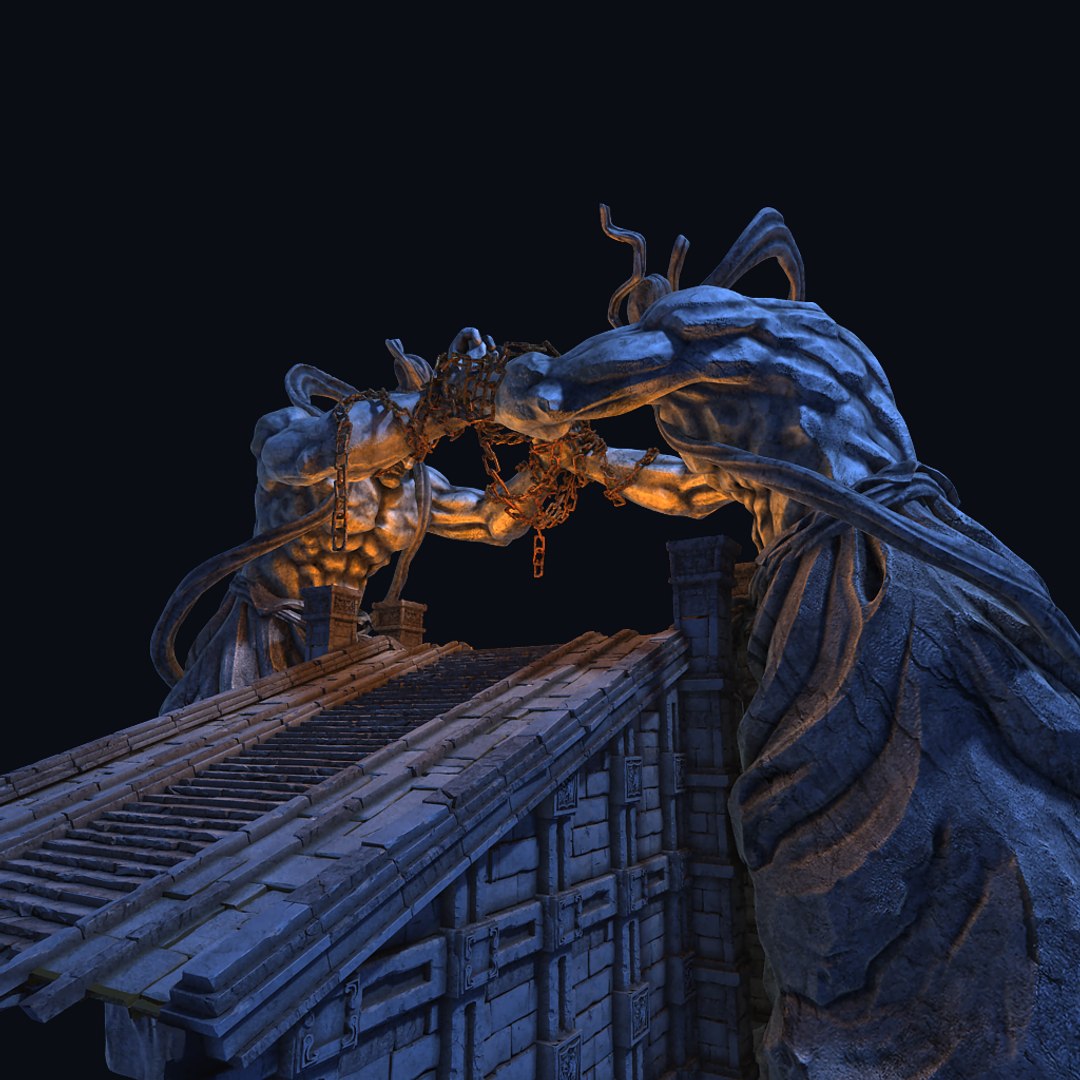 Giant Gate 3D Model - TurboSquid 1592556