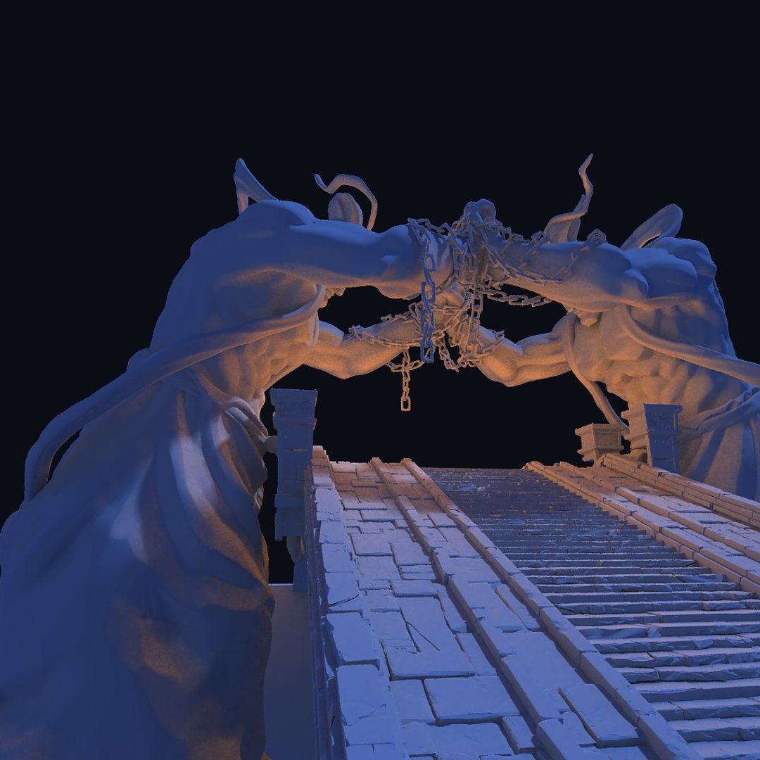 Giant Gate 3D Model - TurboSquid 1592556