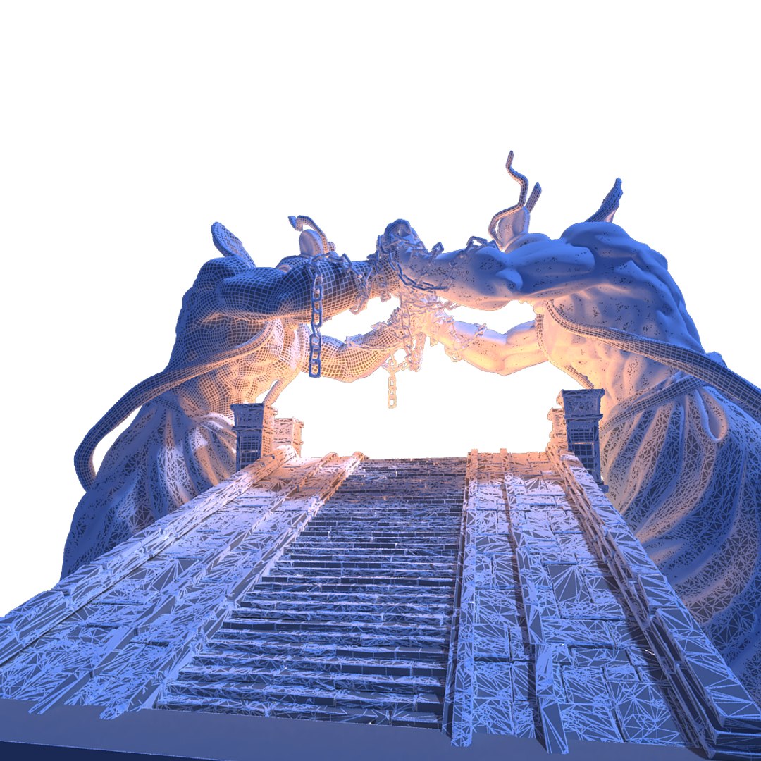 Giant Gate 3D Model - TurboSquid 1592556